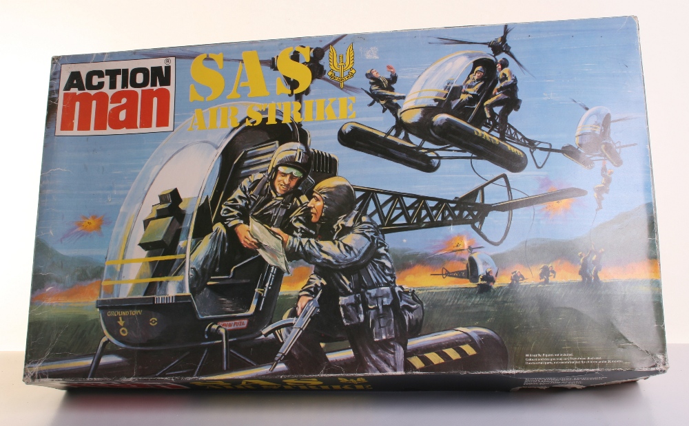 Palitoy Vintage Action Man SAS Air Strike Set, snap together Helicopter ...