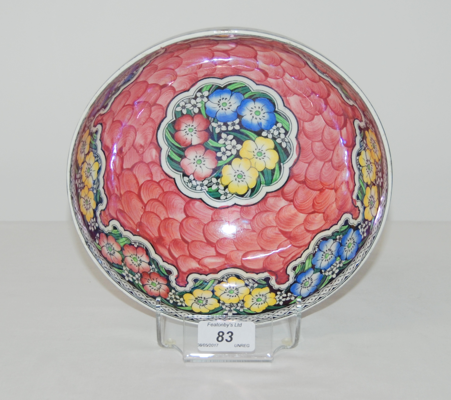 NEWCASTLE MALING POTTERY FRUIT BOWL NO. 6389.
