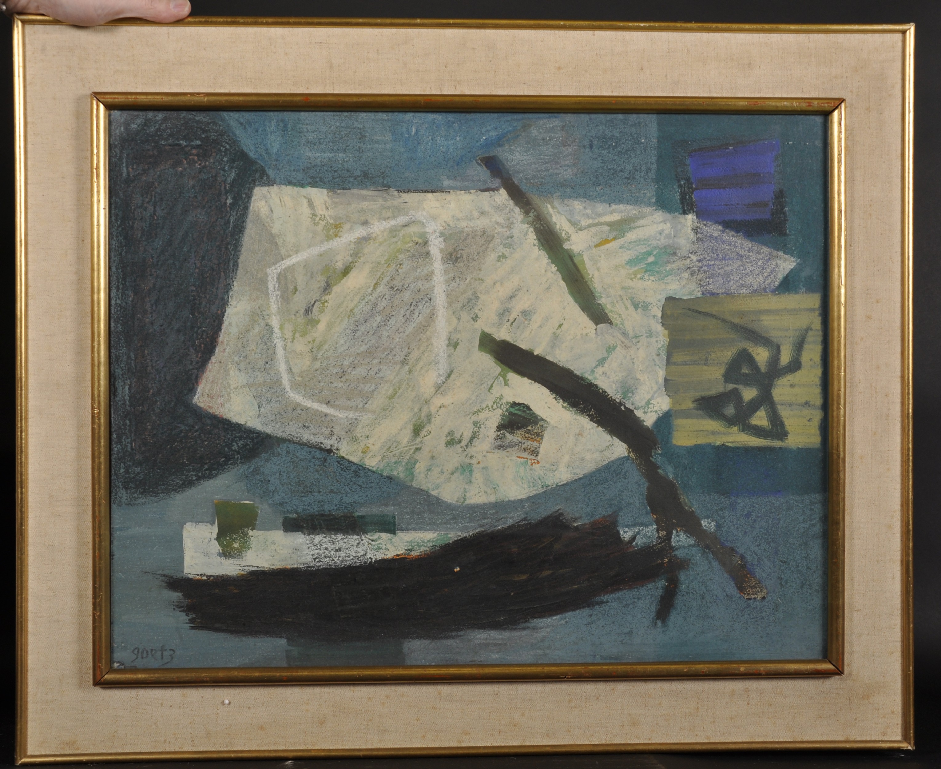 Henri Goetz (1909-1989) American/French. Untitled, Mixed Media, Signed ...