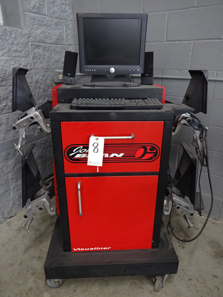 JOHN BEAN MODEL EEWA545A VISUALINER WHEEL ALIGNER
