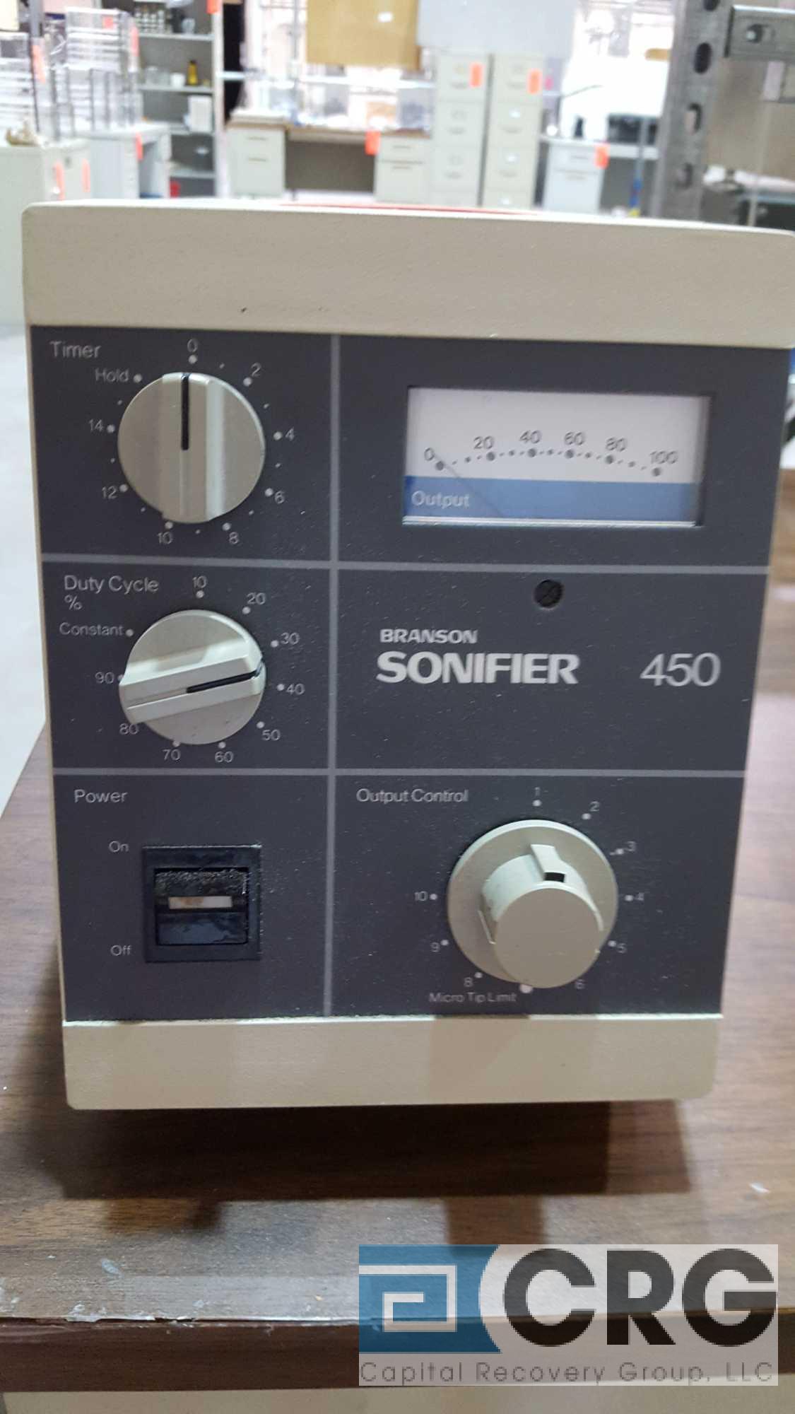 Branson Sonifier 450 ultrasonic cell disruptor/homogenizer