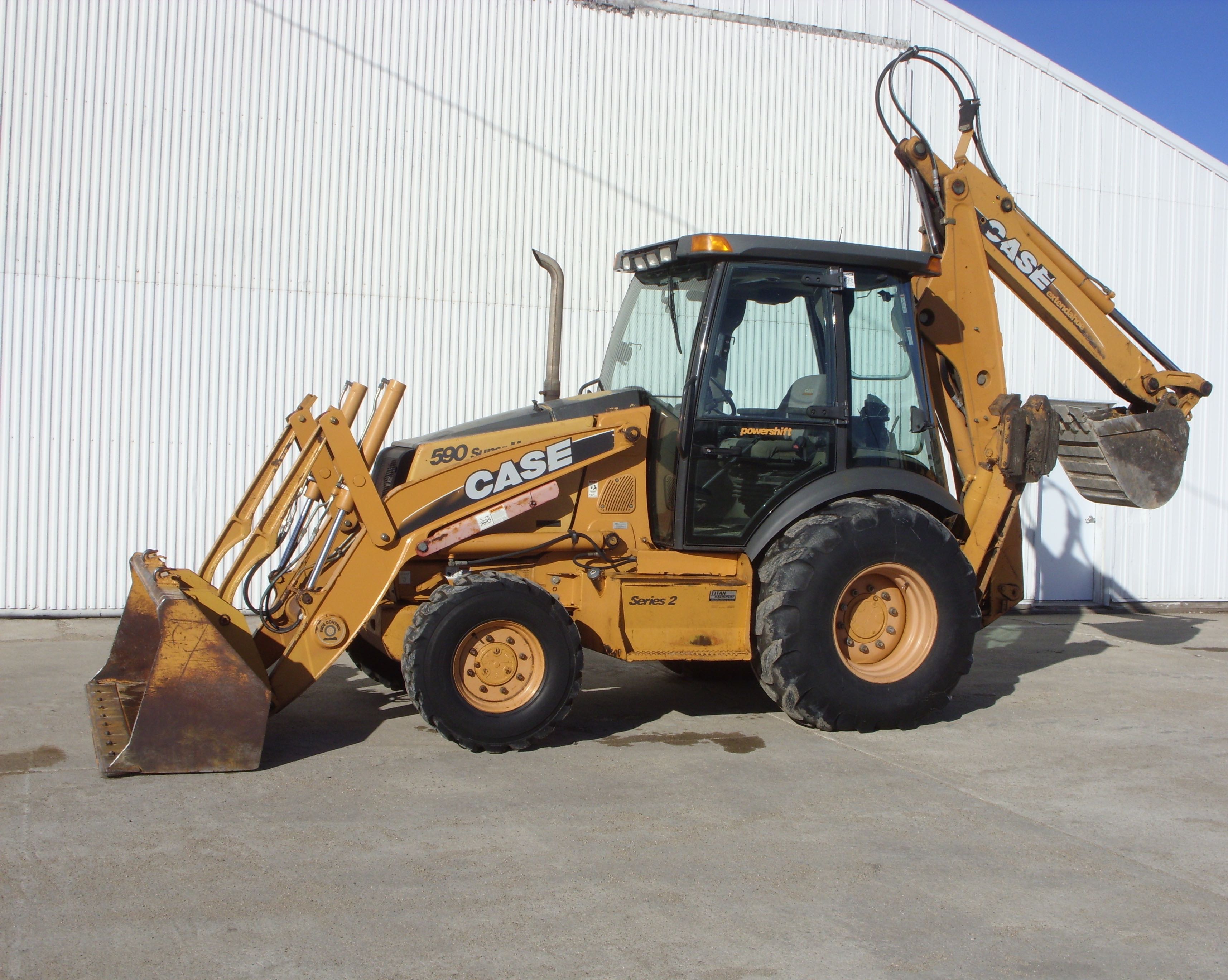 2008 Case 590 Super M Series 2 backhoe, ser # N8C434717, 4293 hrs ...