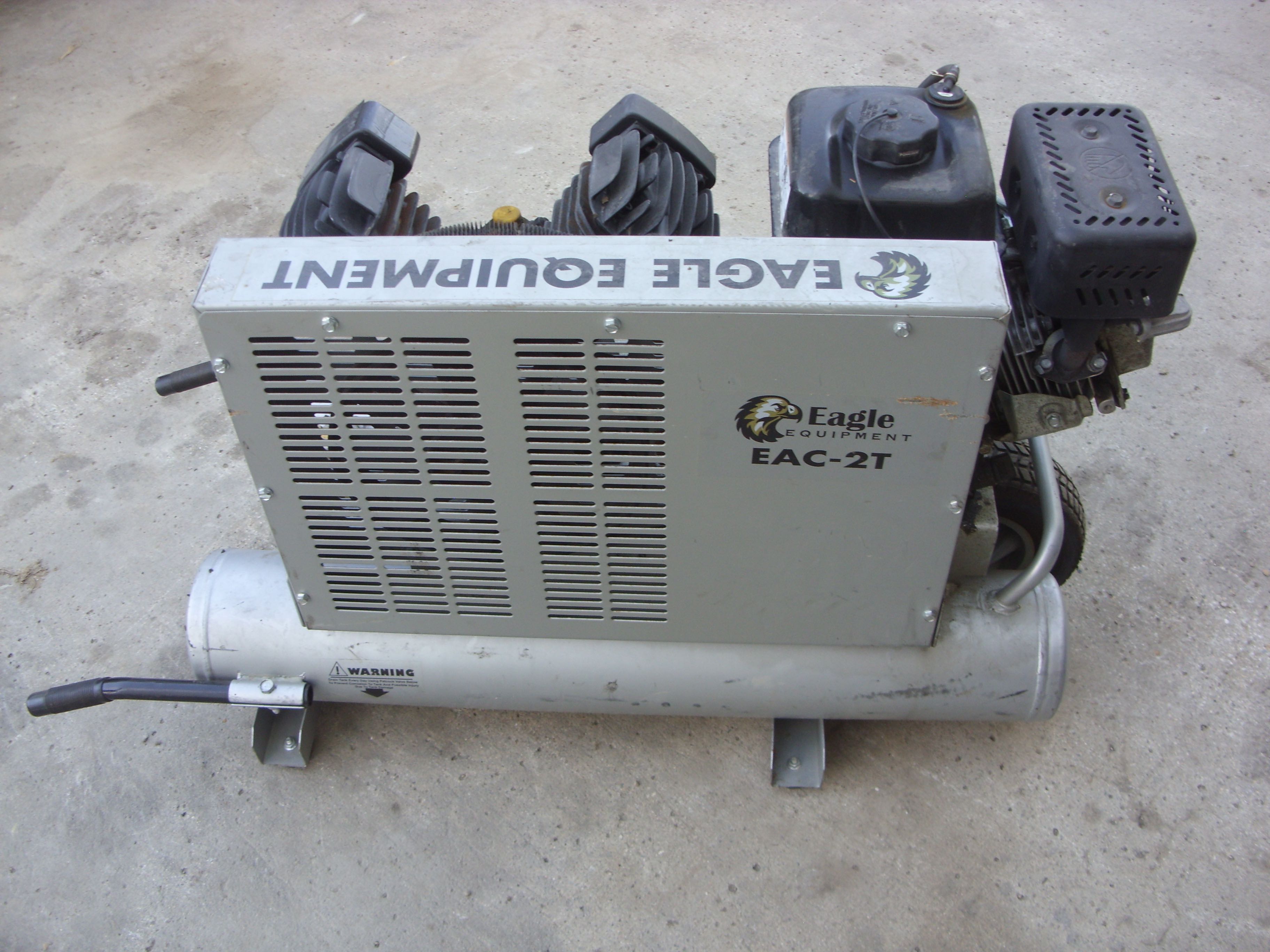 Eagle Equipment EAC-2T 208cc 8-gal gas-powered air compressor