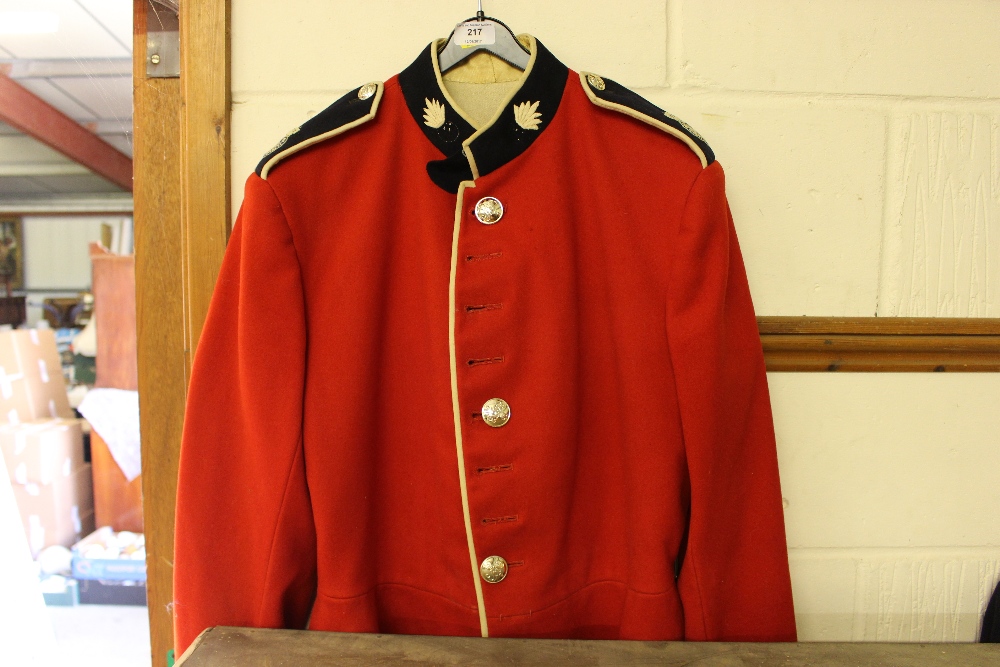 A Grenadier Guards dress jacket