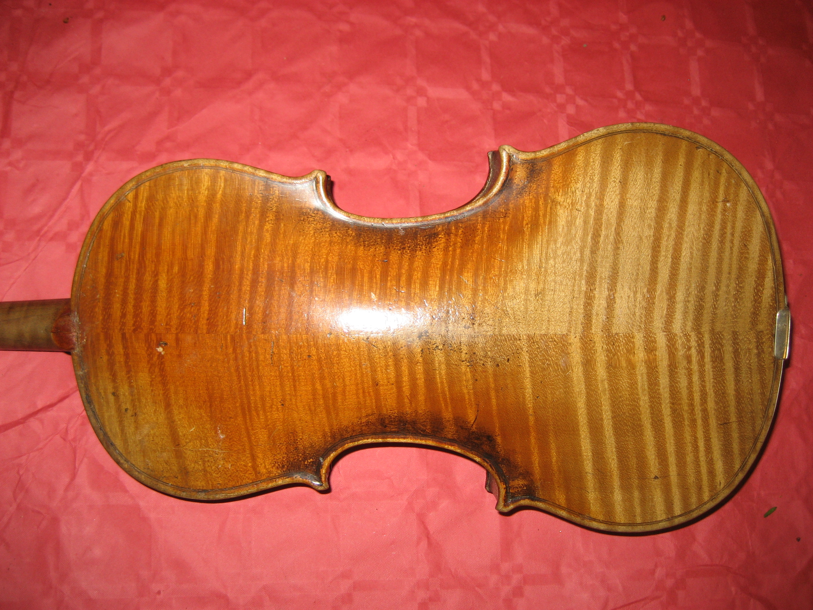 A late 19th / early 20th century violin. Label inside reads - antonius ...