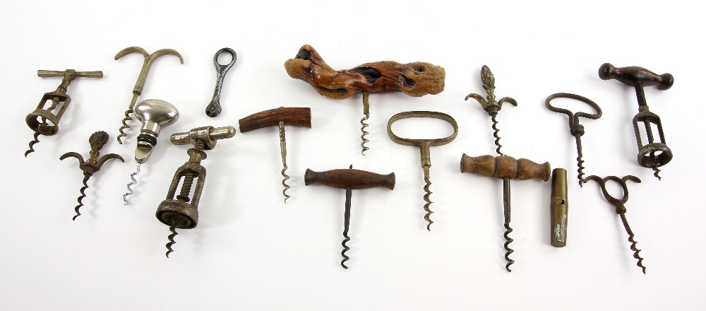 Collection of 14 corkscrews