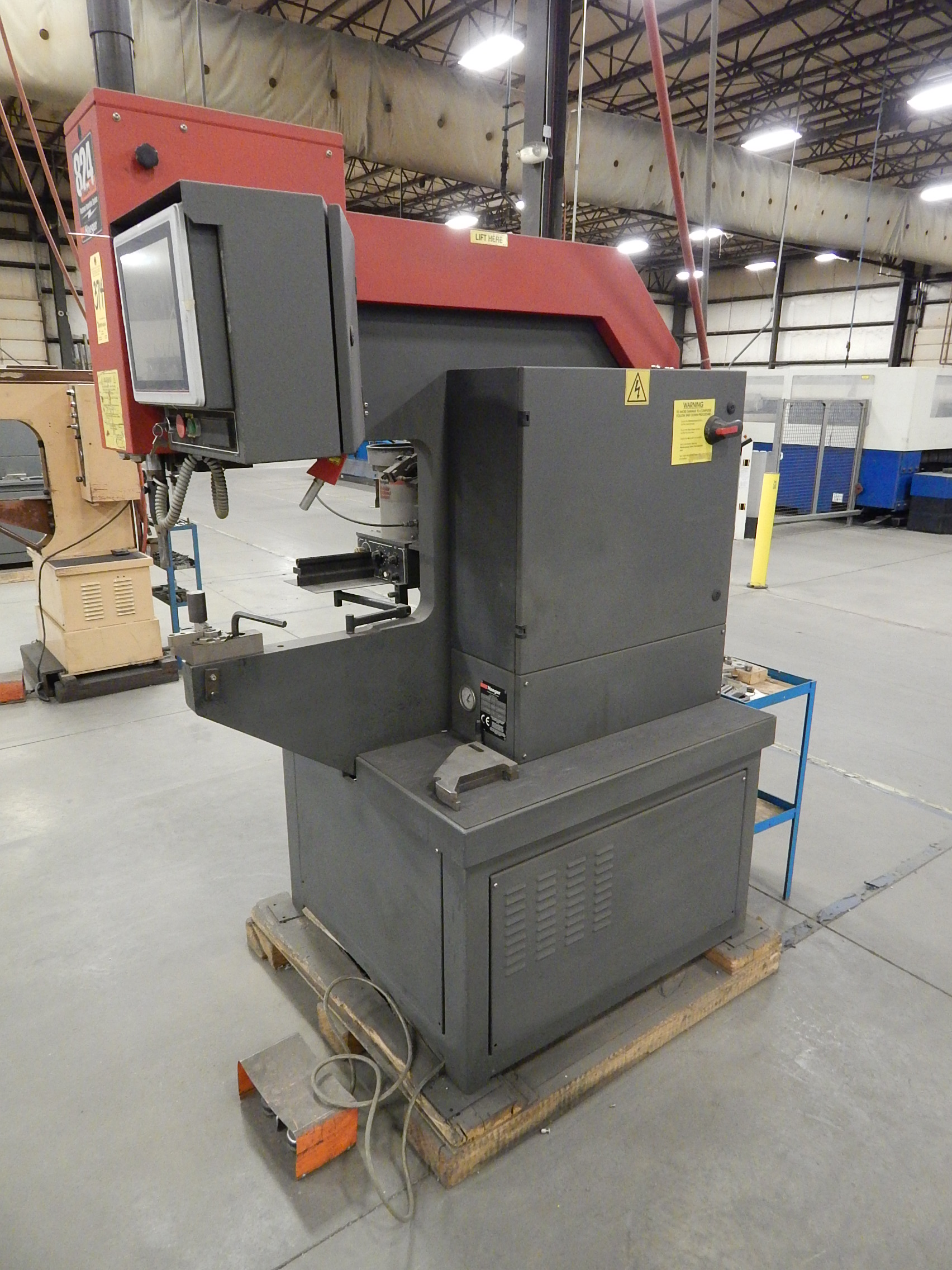Haeger Model 824-WT-2L Hardware Insertion Press, s/n 8WT20659, Touch ...