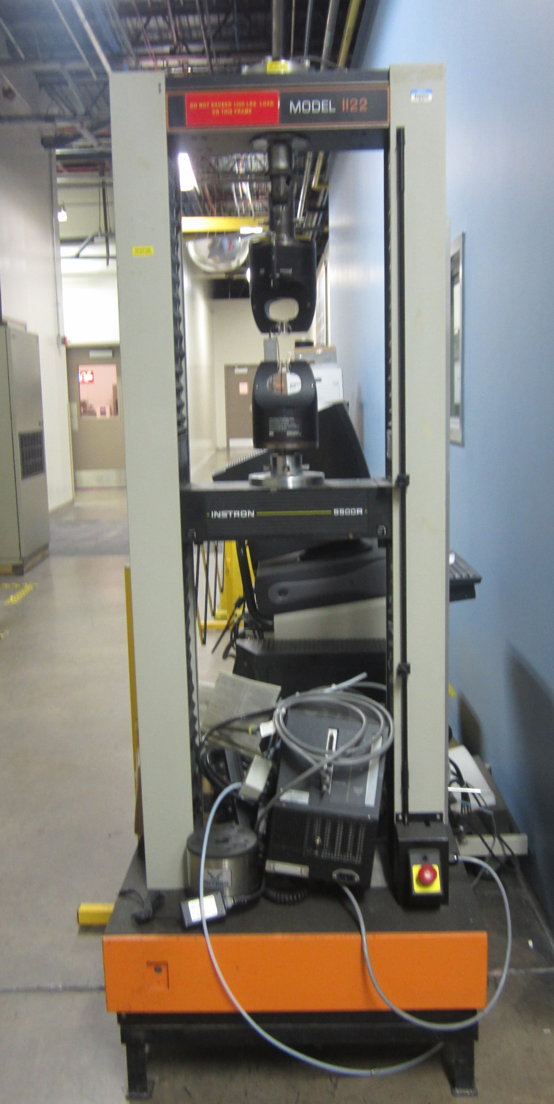 INSTRON 1122-5500R TEST FRAME 1,000# CAPACITY TENSILE TESTER ...