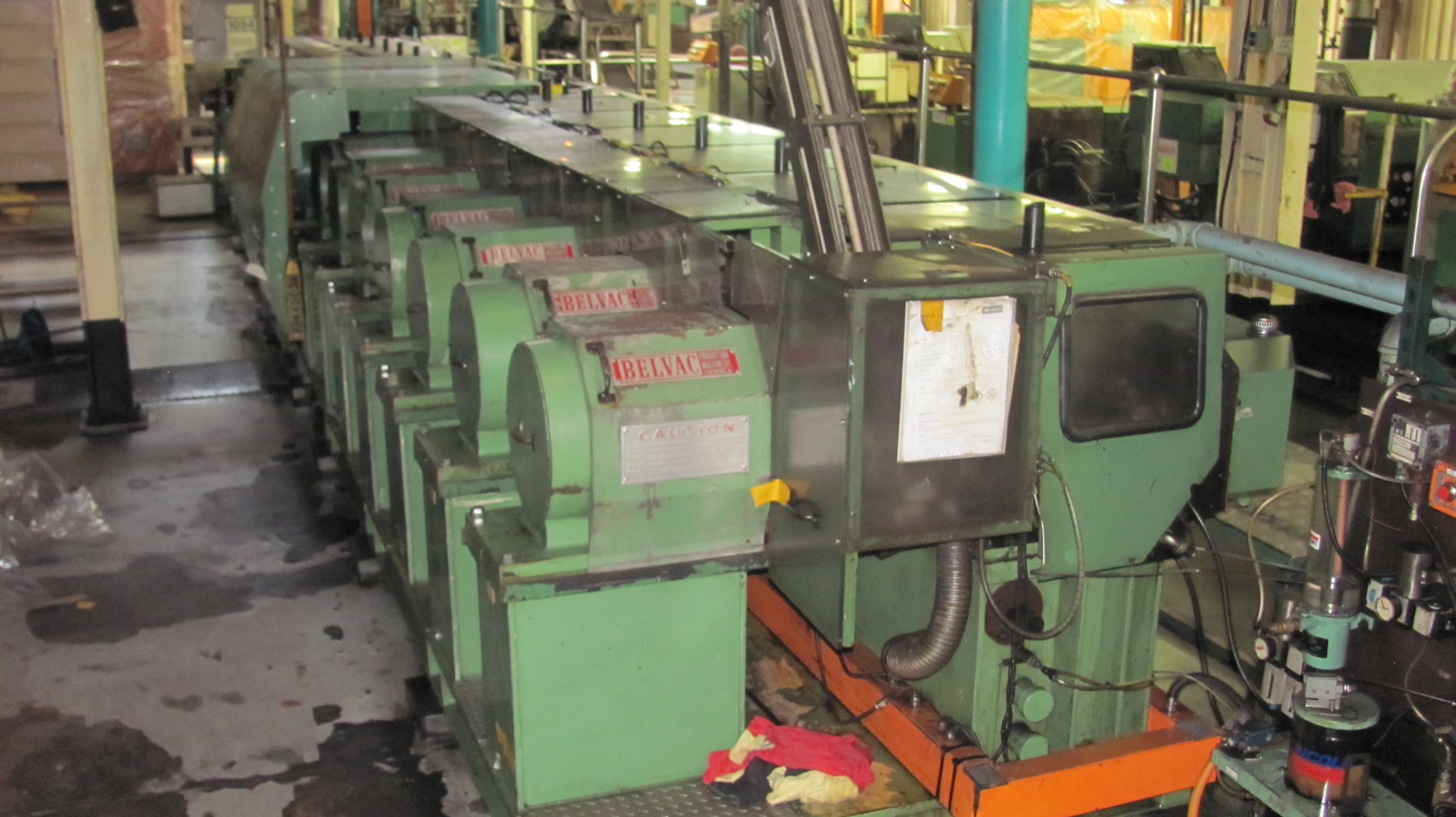 Belvac necker, model 595, 16 Neckers+Flanger stroke, 211/202 smooth ...