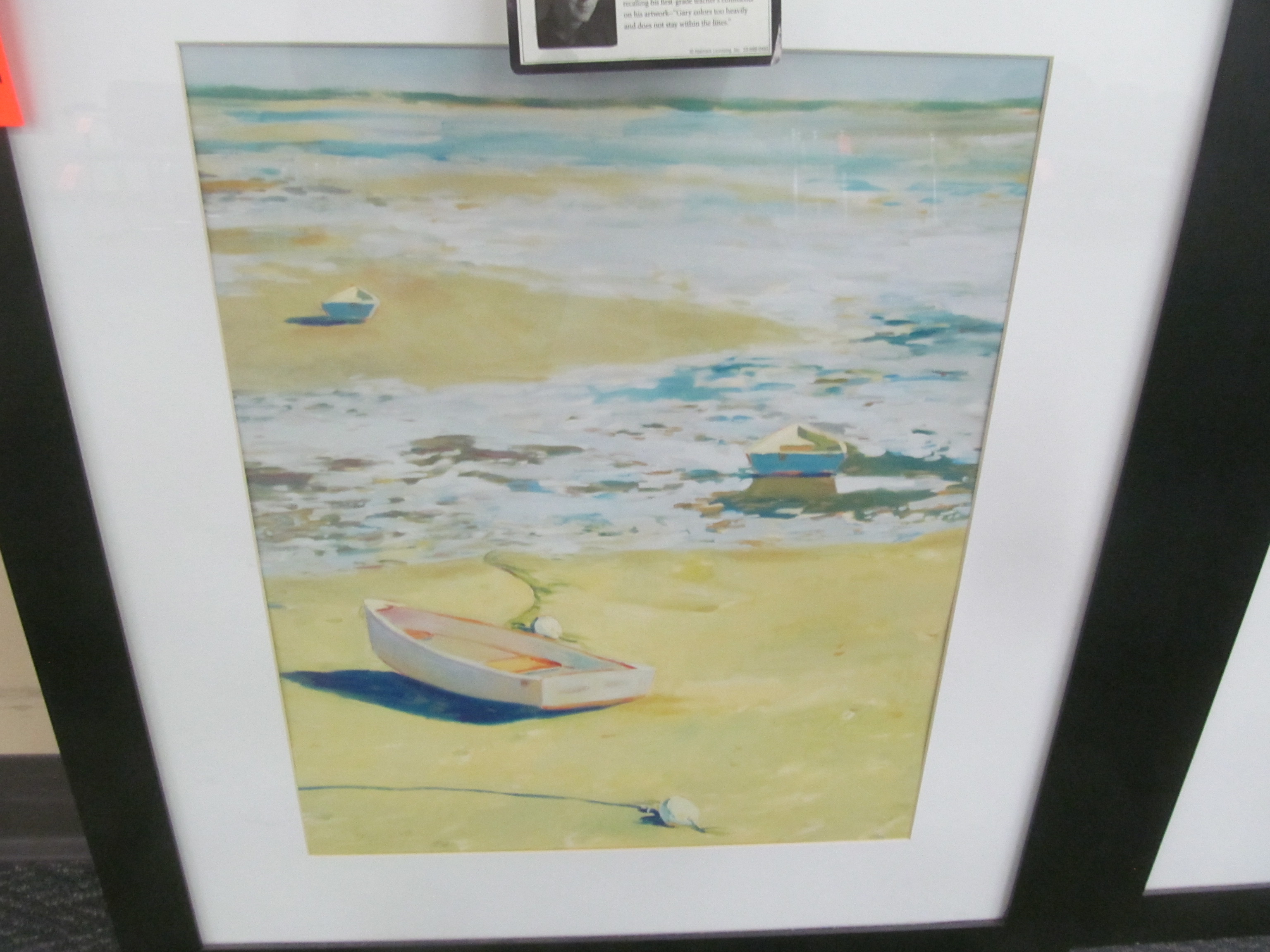 Lot of (4) Hallmark artist "Gary Head" framed prints