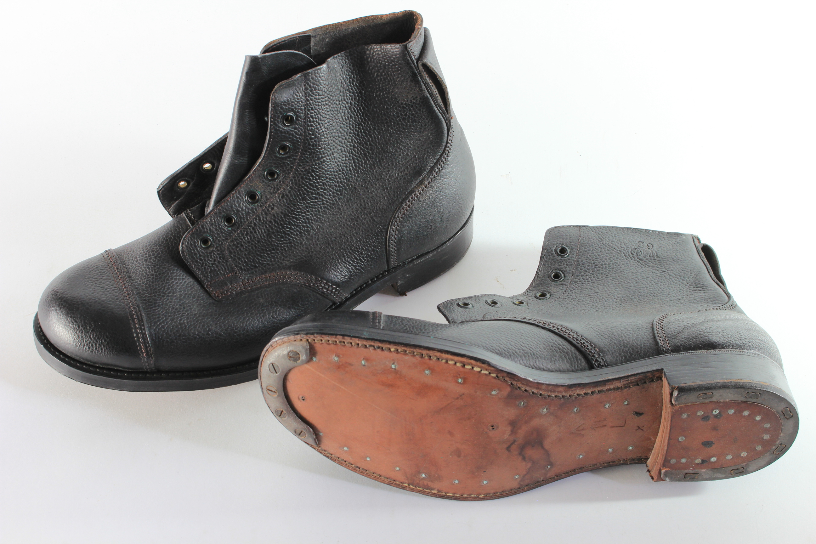 Unissued 1945 dated WW2 British Ammo Boots. Size 11L. These are a ...