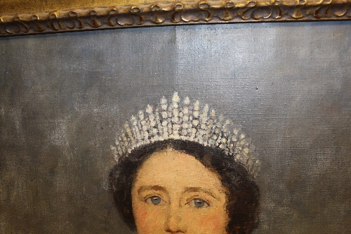 FLORA LION (1880-1958) "Queen Elizabeth The Queen Mother as Queen of ...