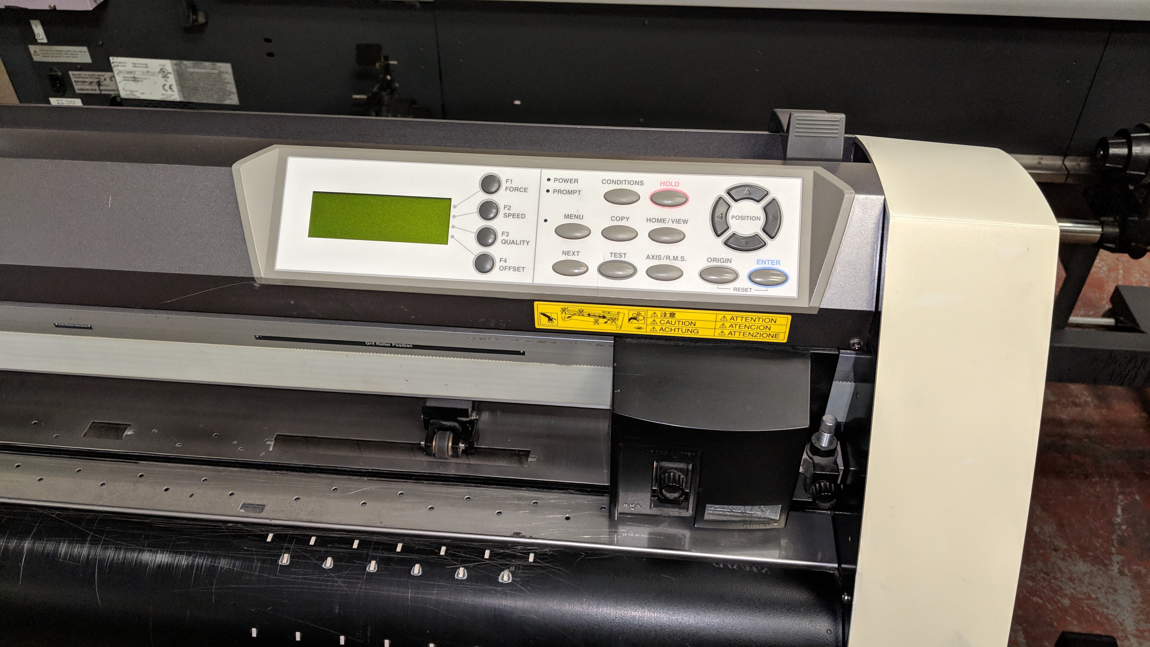 Graphtec model FC7000 MK2-160 64 inch vinyl plotter/cutter IMPORTANT ...