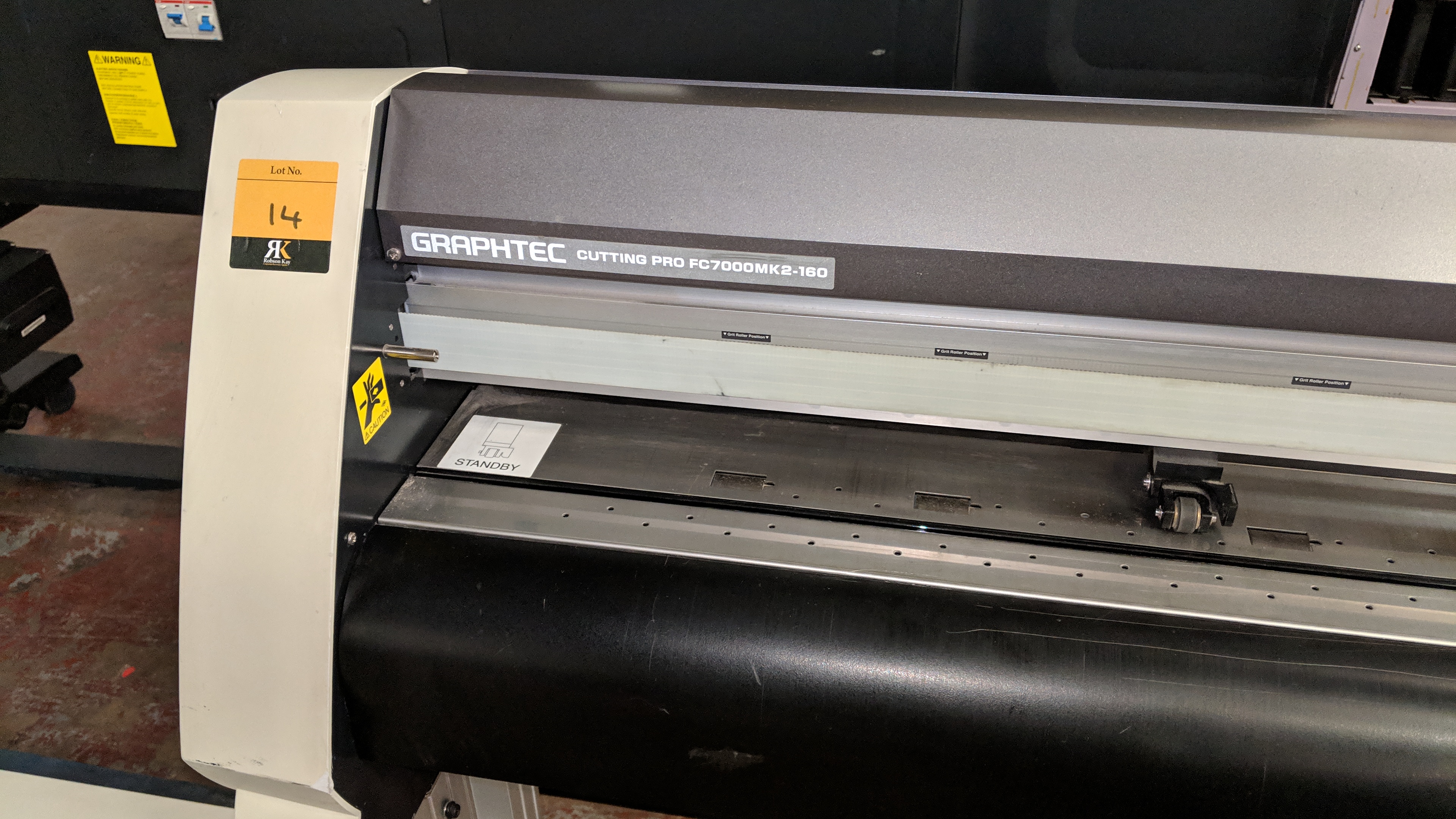 Graphtec model FC7000 MK2-160 64 inch vinyl plotter/cutter IMPORTANT ...