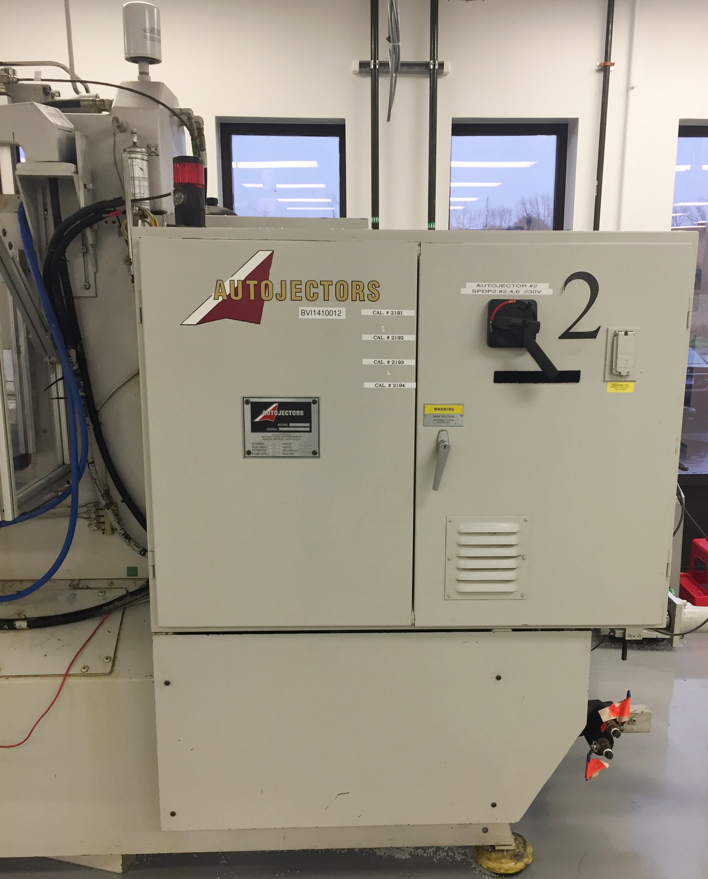 40 Ton, 2.27 oz. AUTOJECTOR Vertical Rotary Injection Molding Machine ...