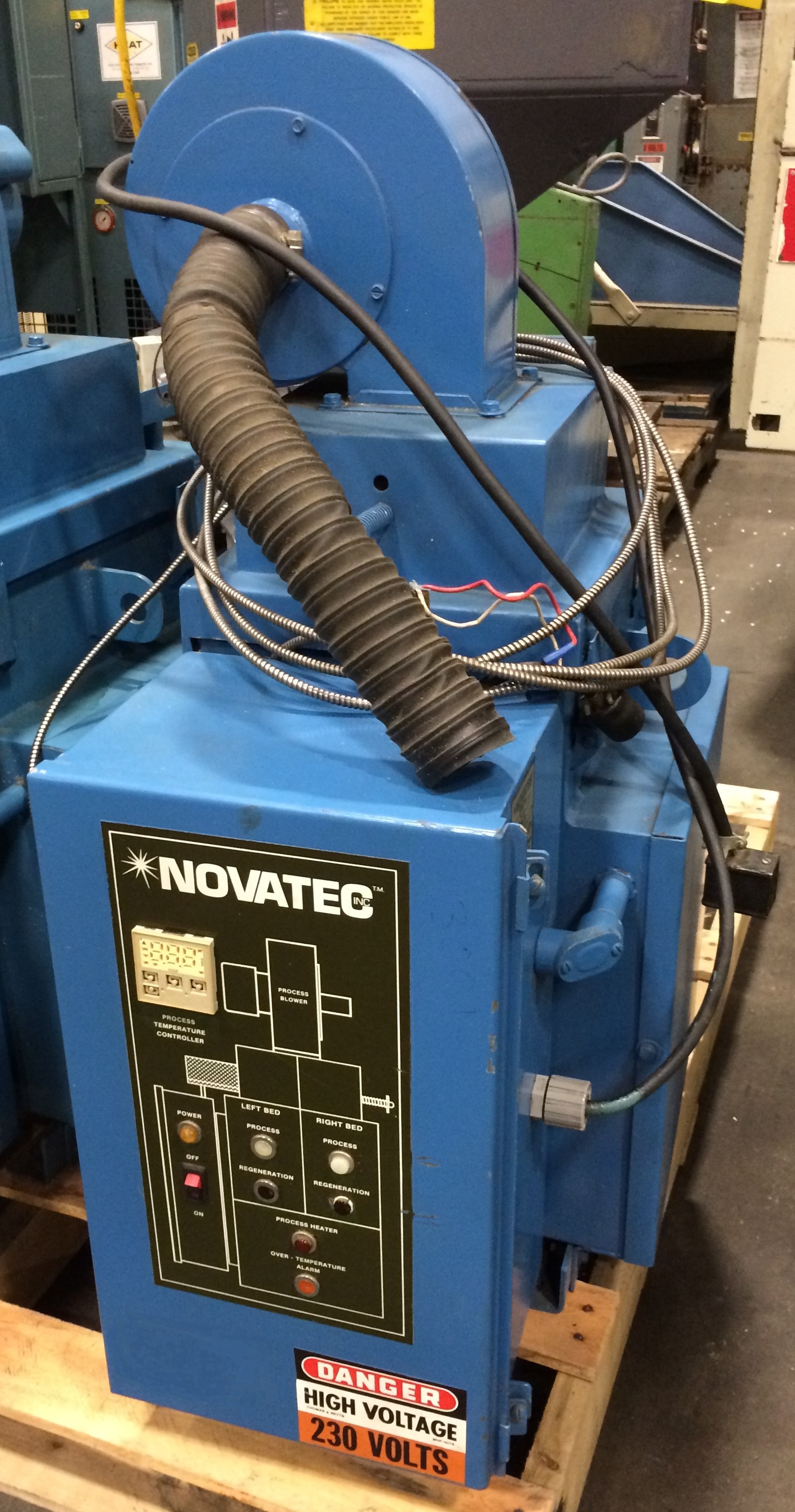 25 CFM NOVATEC Desiccant Dryer | Model: MD-25 | Max Temp: 275°F ...