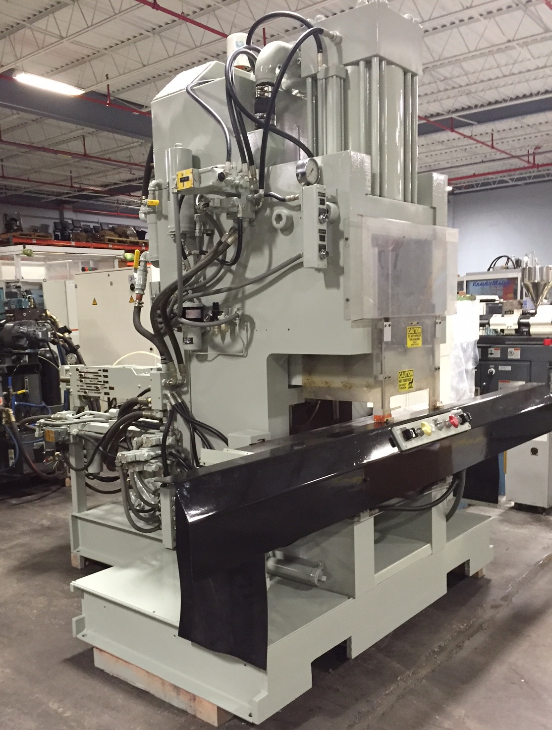 150 Ton 9.93 oz. AUTOJECTOR Vertical Shuttle Injection Molding Machine ...