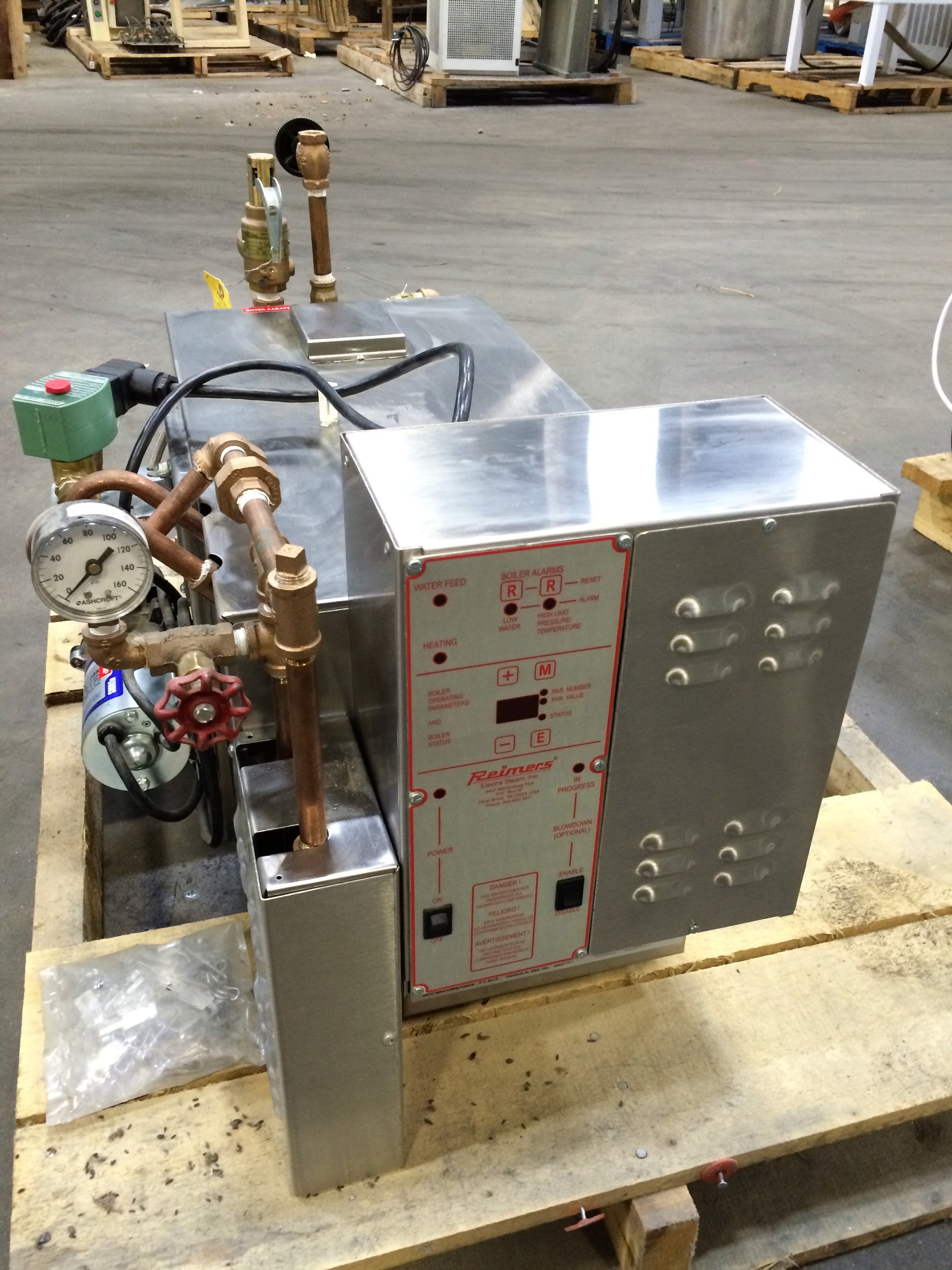 (Unused) REIMERS Electric Steam Boiler | Model: RH-20 | BHP: 2 | MAWP ...
