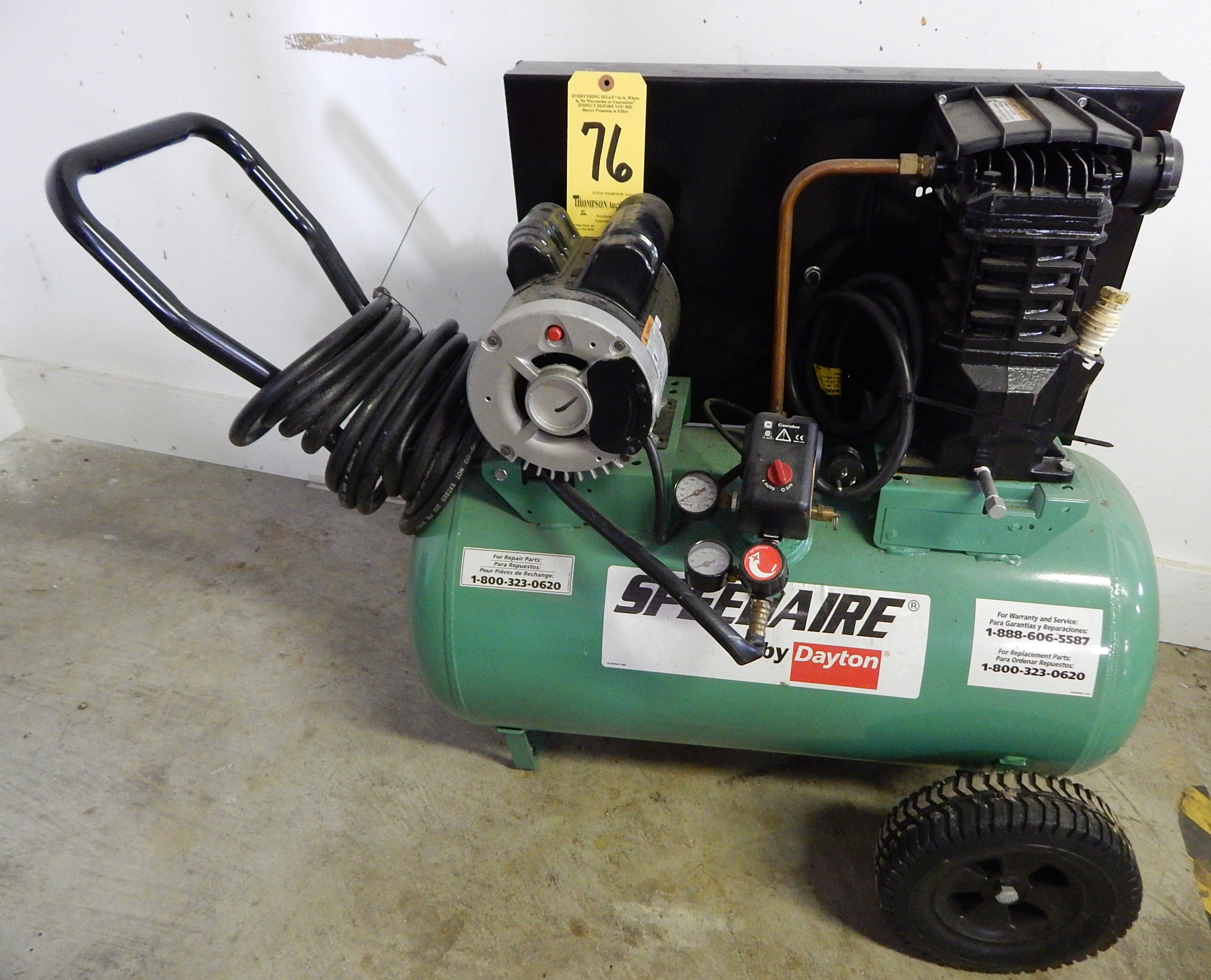 Dayton Speedaire 1HP Air Compressor