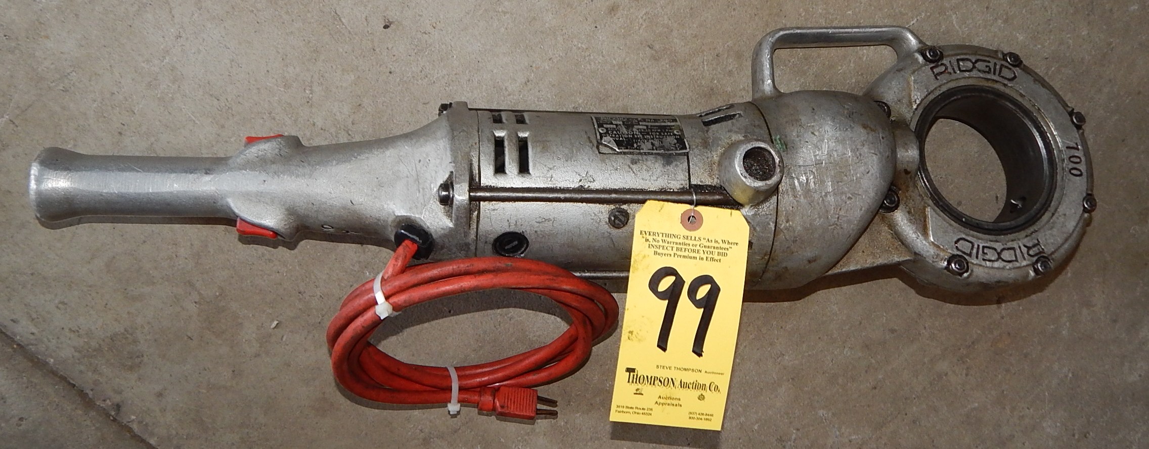 Ridgid Model 700 Pony Threader, s/n 1106199