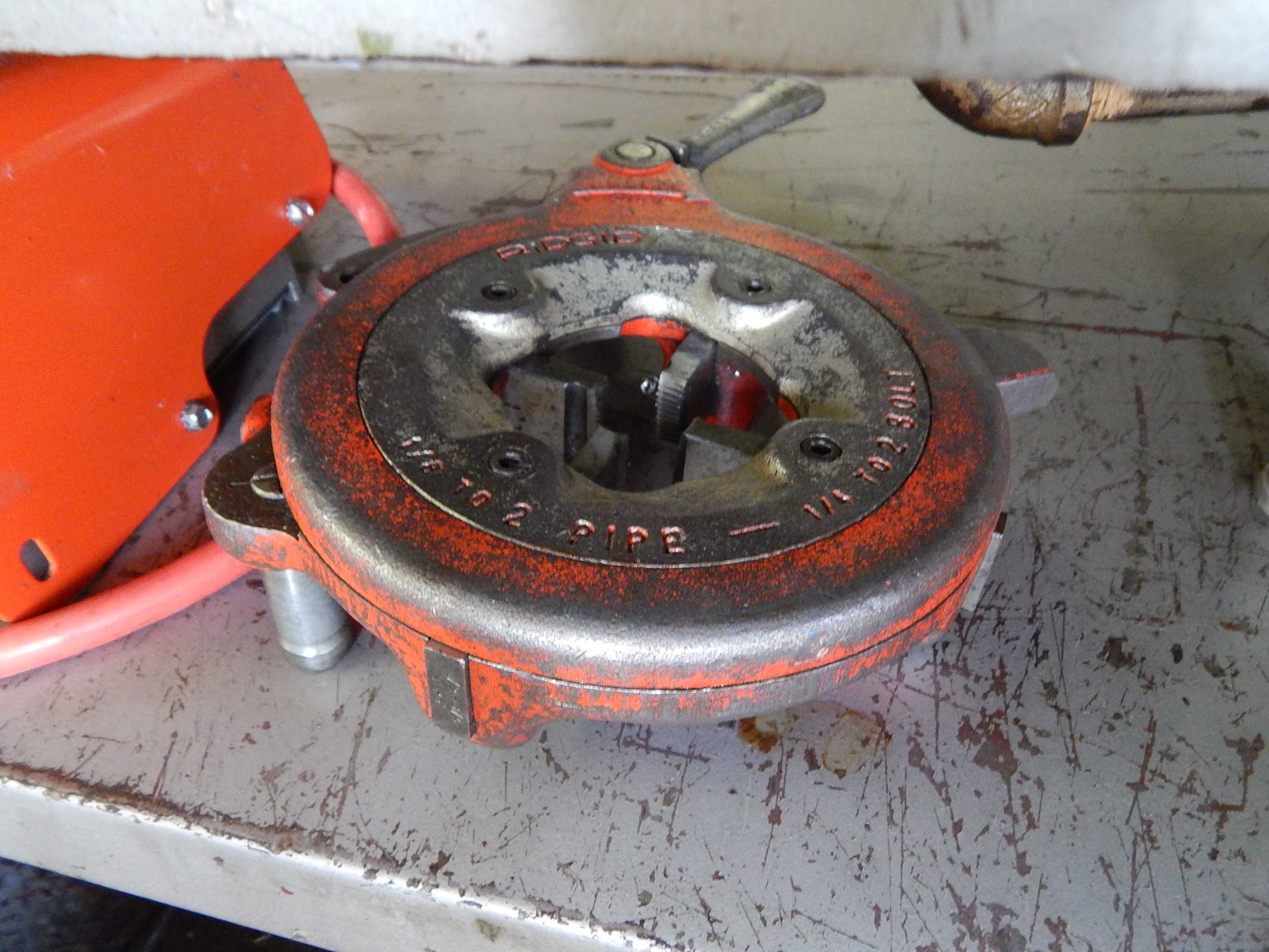 Ridgid Model 500 Pipe Threader, s/n 317904, with (2) 1/4" - 2" Bolt Die ...