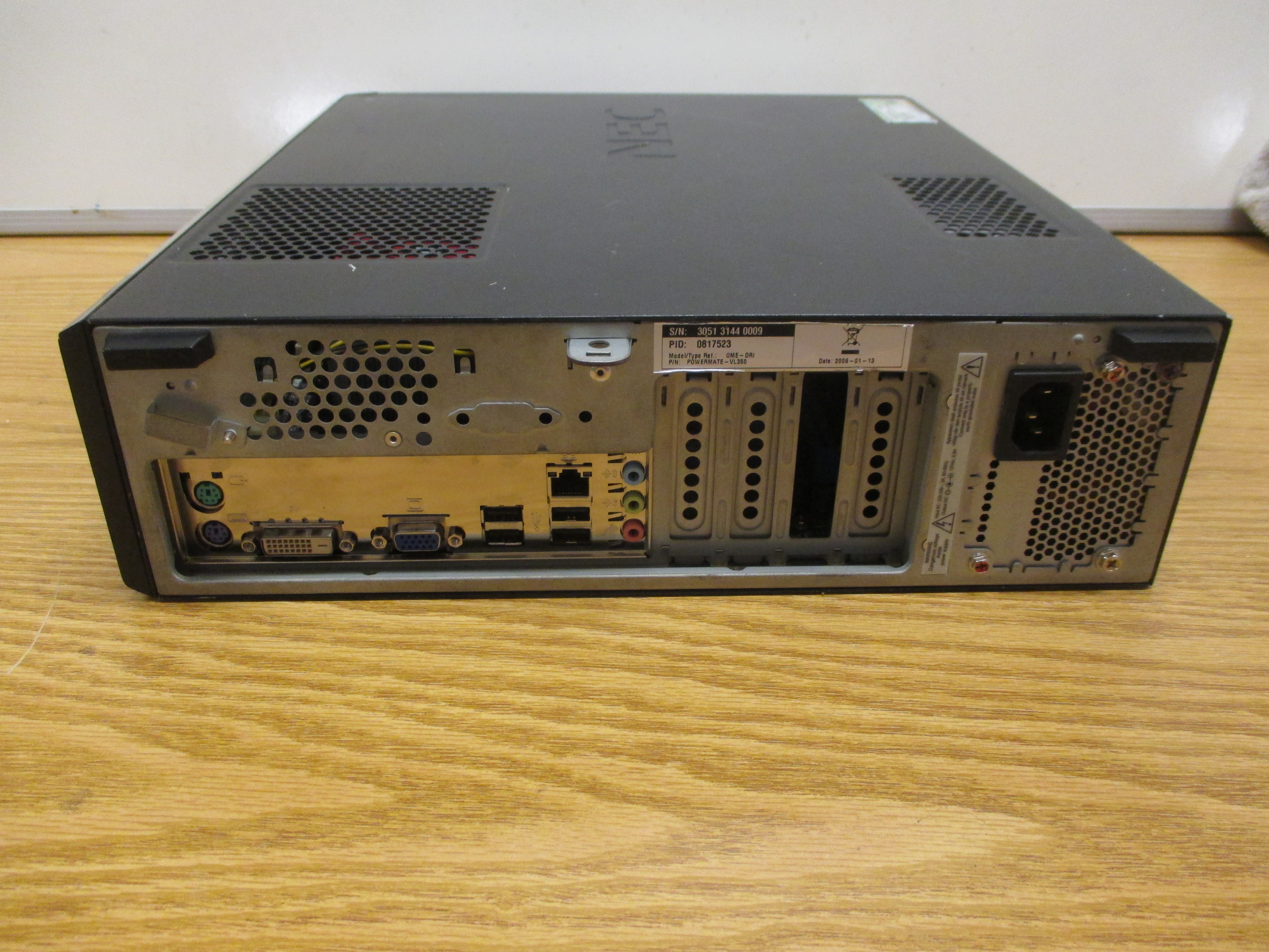 NEC POWERMATE VL350 DESKTOP COMPUTER. AMD FX-6100 SIX CORE 3.3GHZ ...