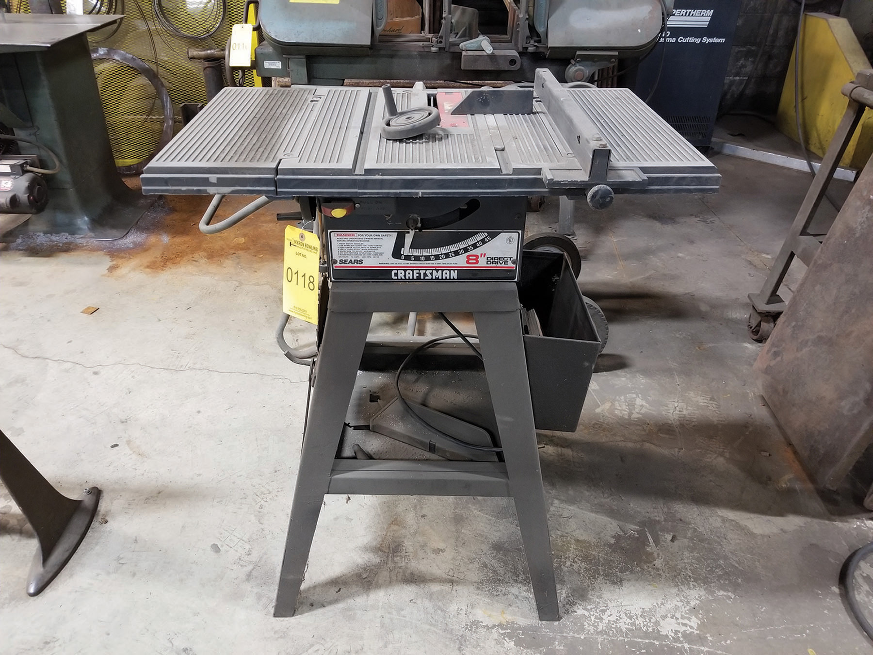 CRAFTSMAN 8'' TABLE SAW WITH STAND