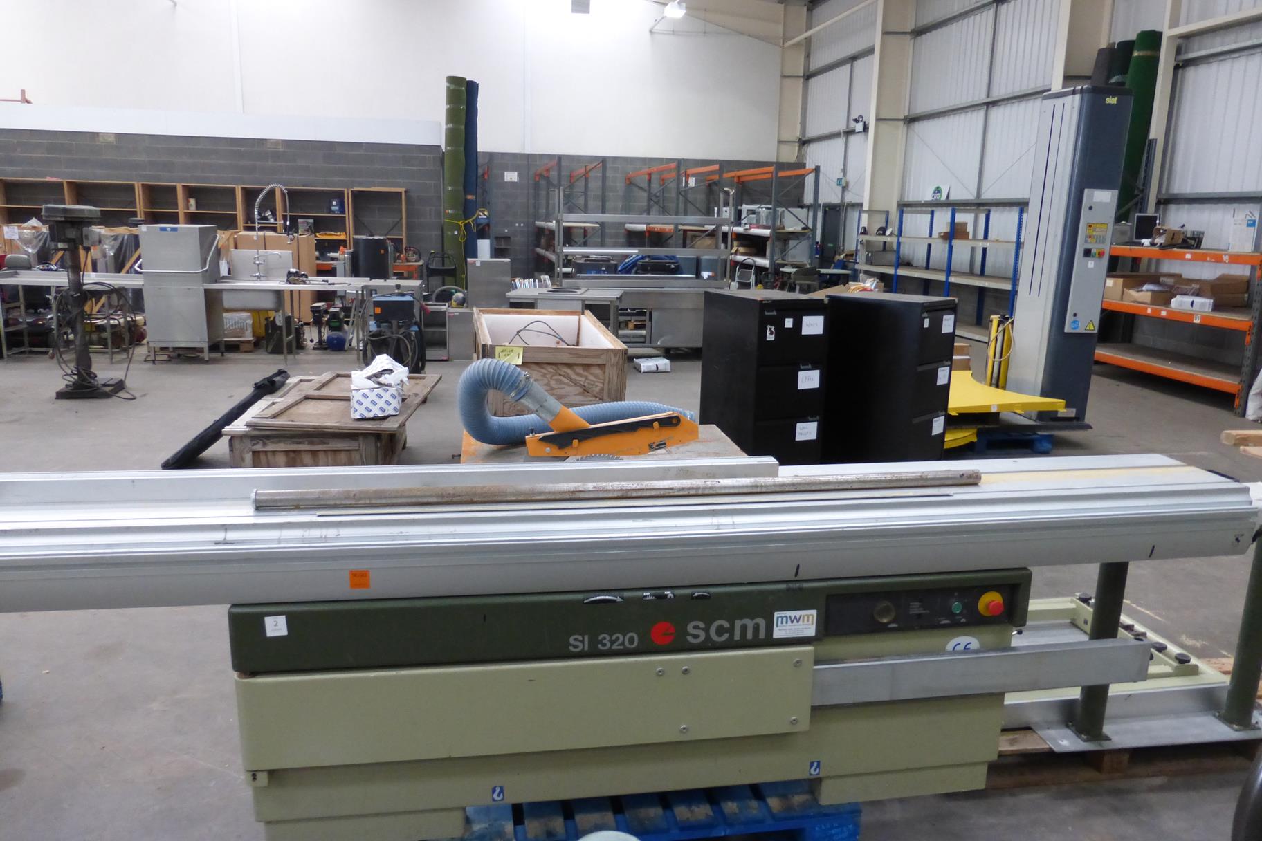 * SCM SI320 10ft Sliding Table Panel Saw (3 Phase) YOM 1997. Please ...