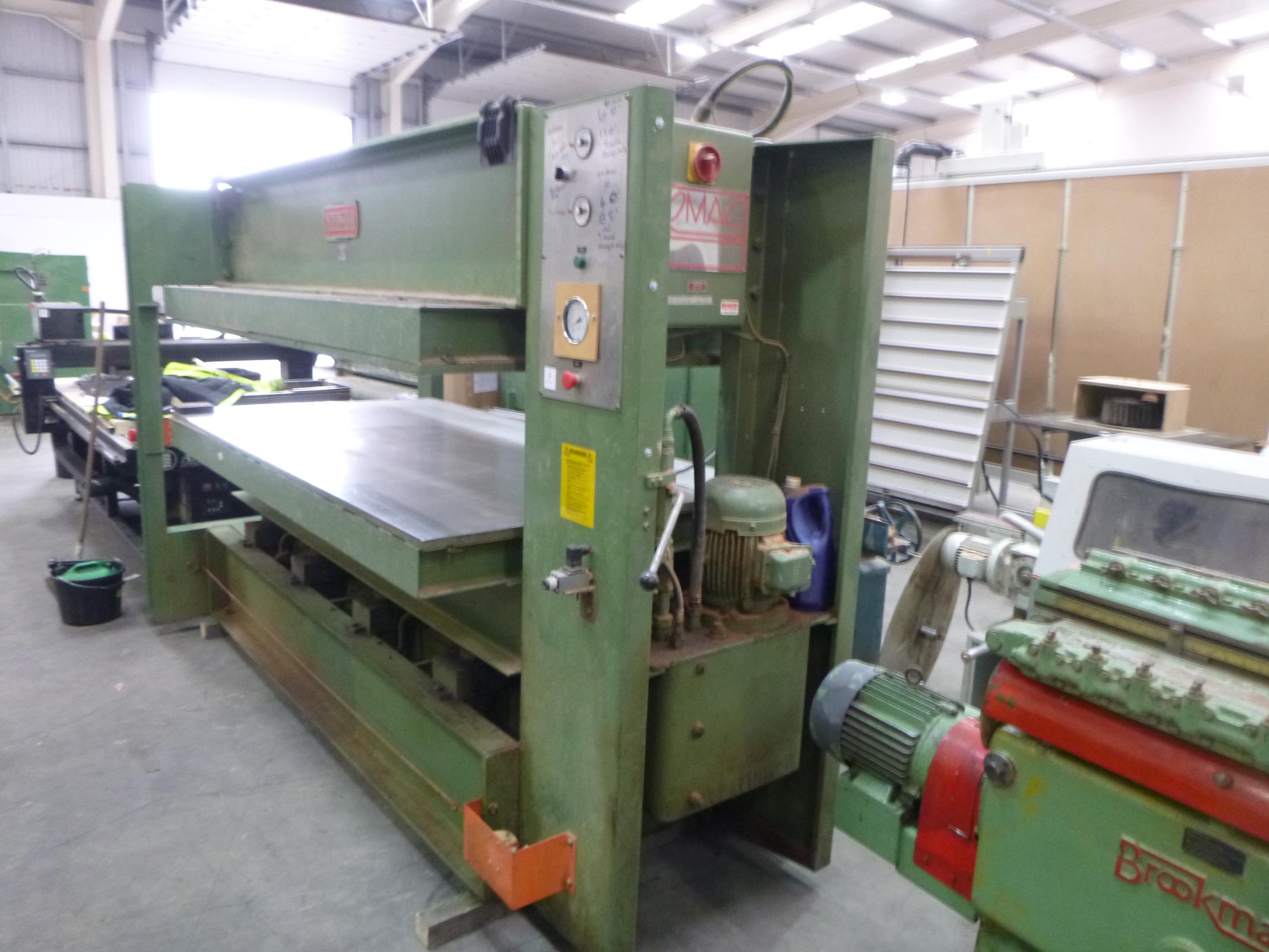 * Interwood Heated Veneer Press YOM 1976 (3 Phase). Please note there ...