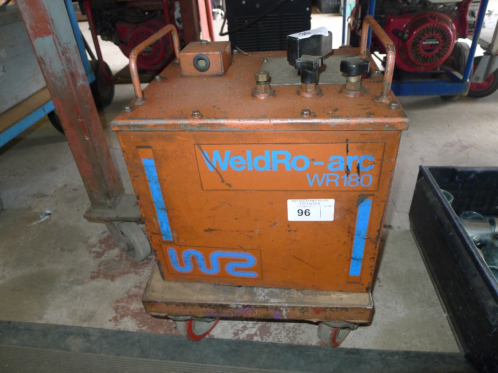 1 oil cooled welder by WeldRo-arc type WR180