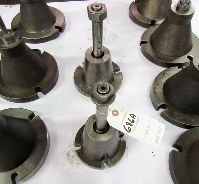 (2) Gear Hobbing Arbor Fixtures