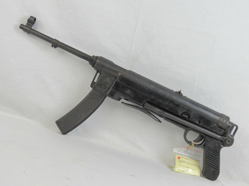 An deactivated (EU Spec) Yugoslavian M56 sub machine gun, Cold War era ...