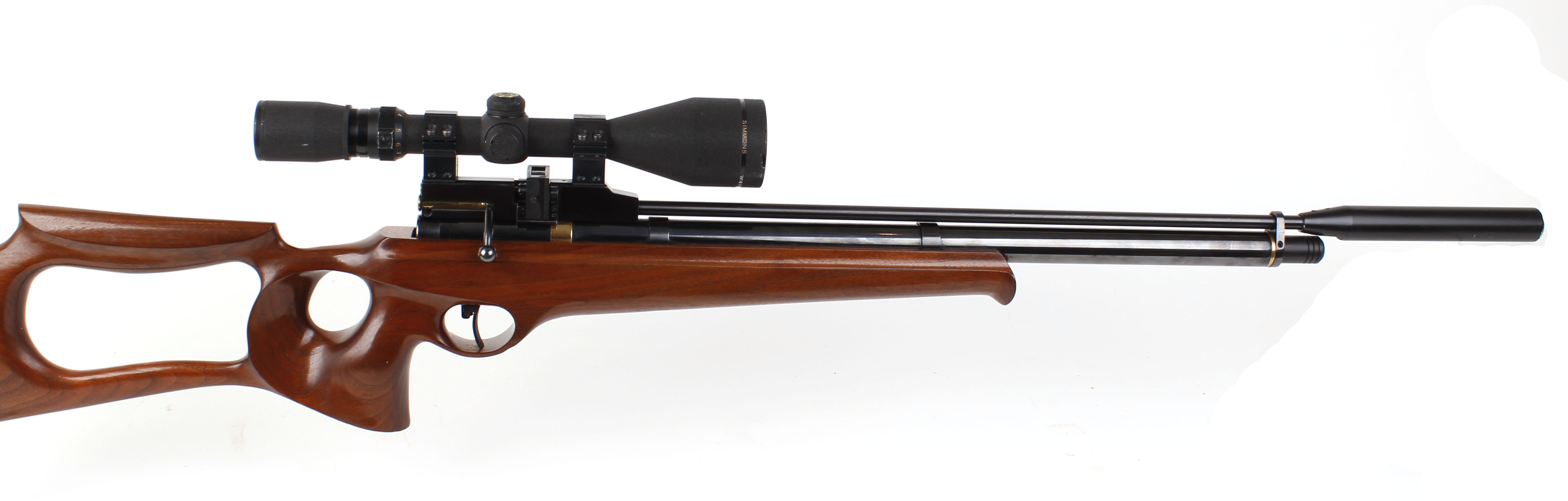 .177 Falcon, pcp, bolt action air rifle, eight shot magazine, silencer ...