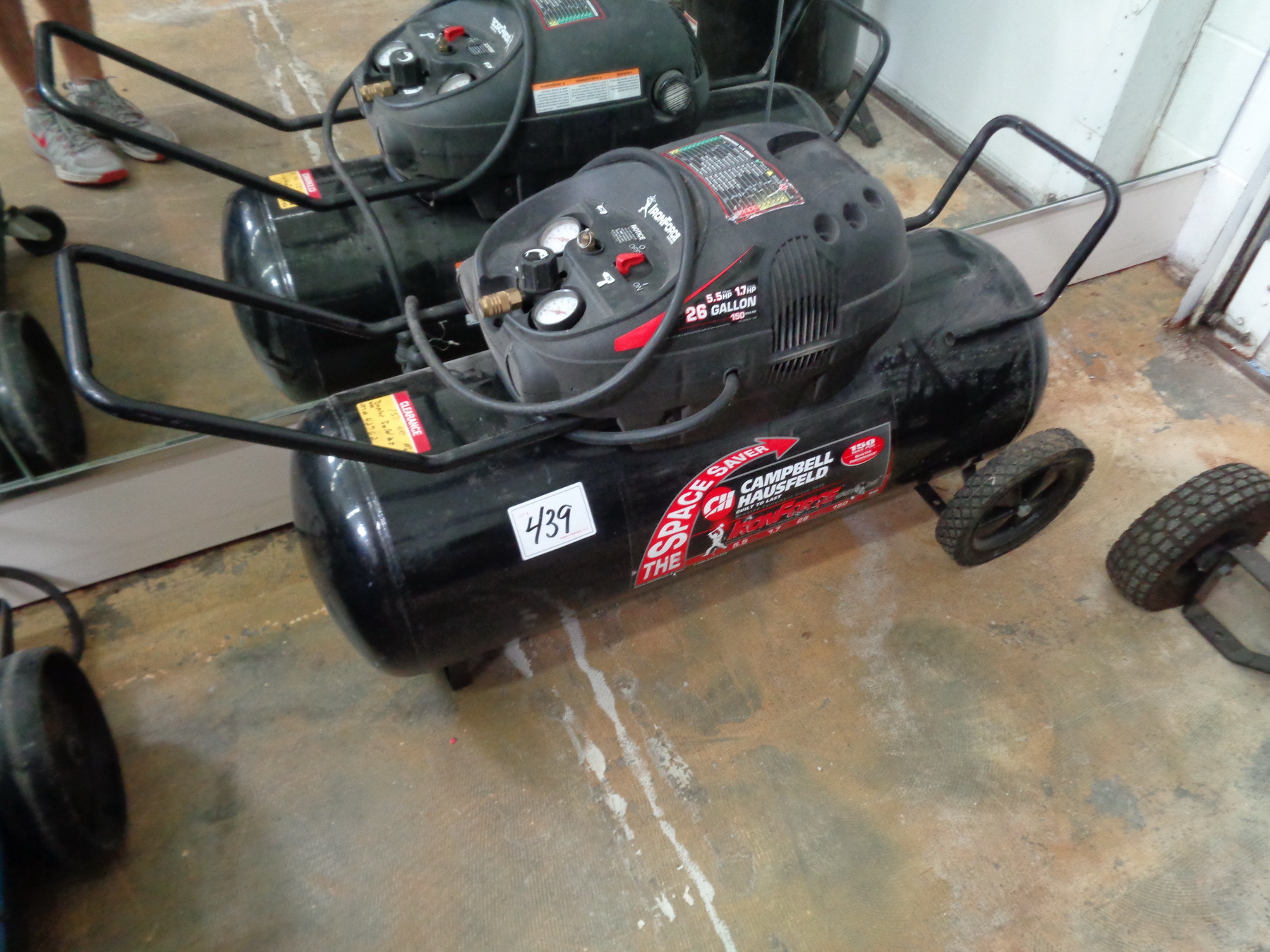 Campbell Hausfeld Ironforce Air Compressor Model WL6508 5HP, 46% OFF