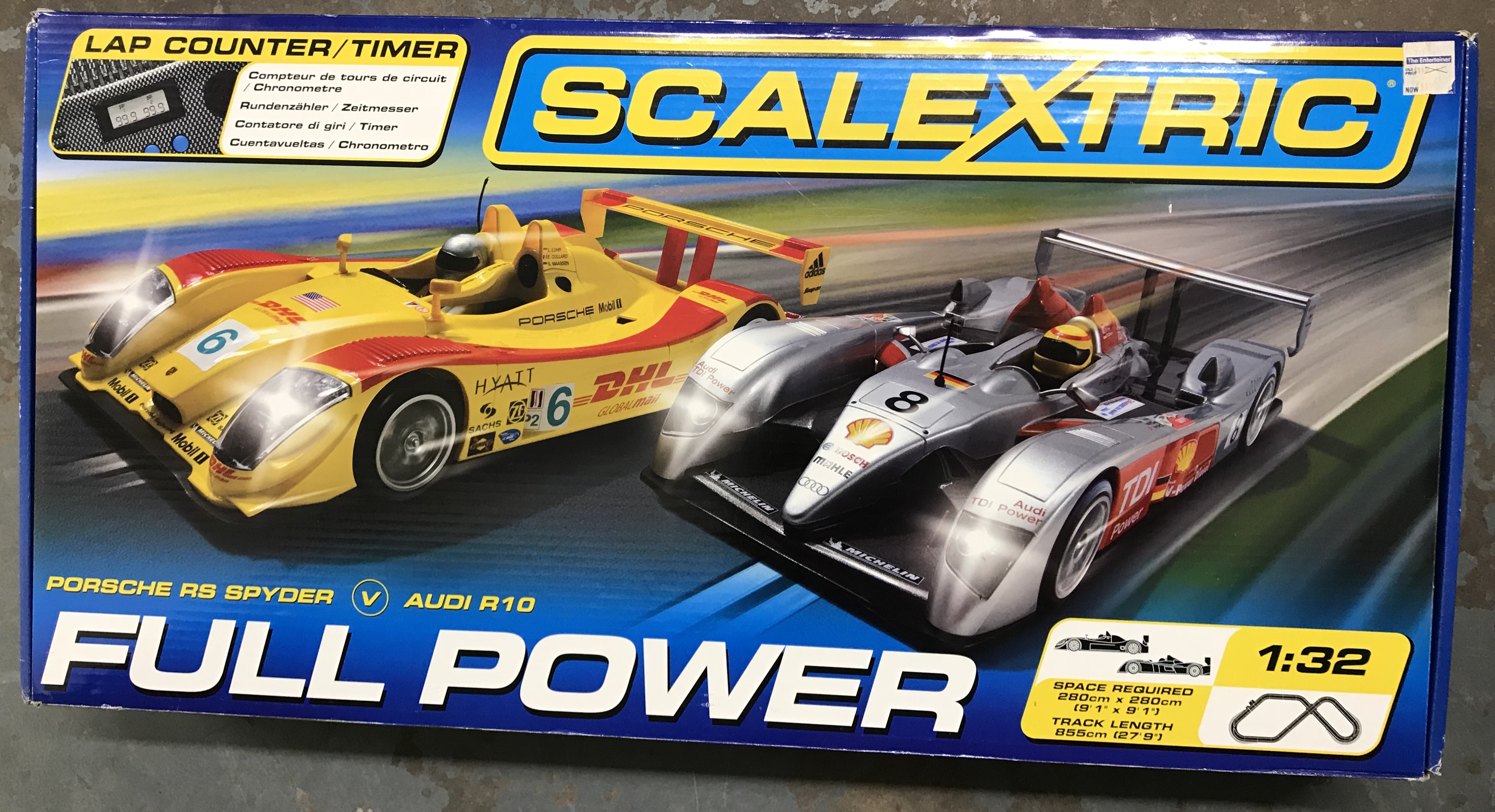 Boxed Scalextric Silverstone electric racing set