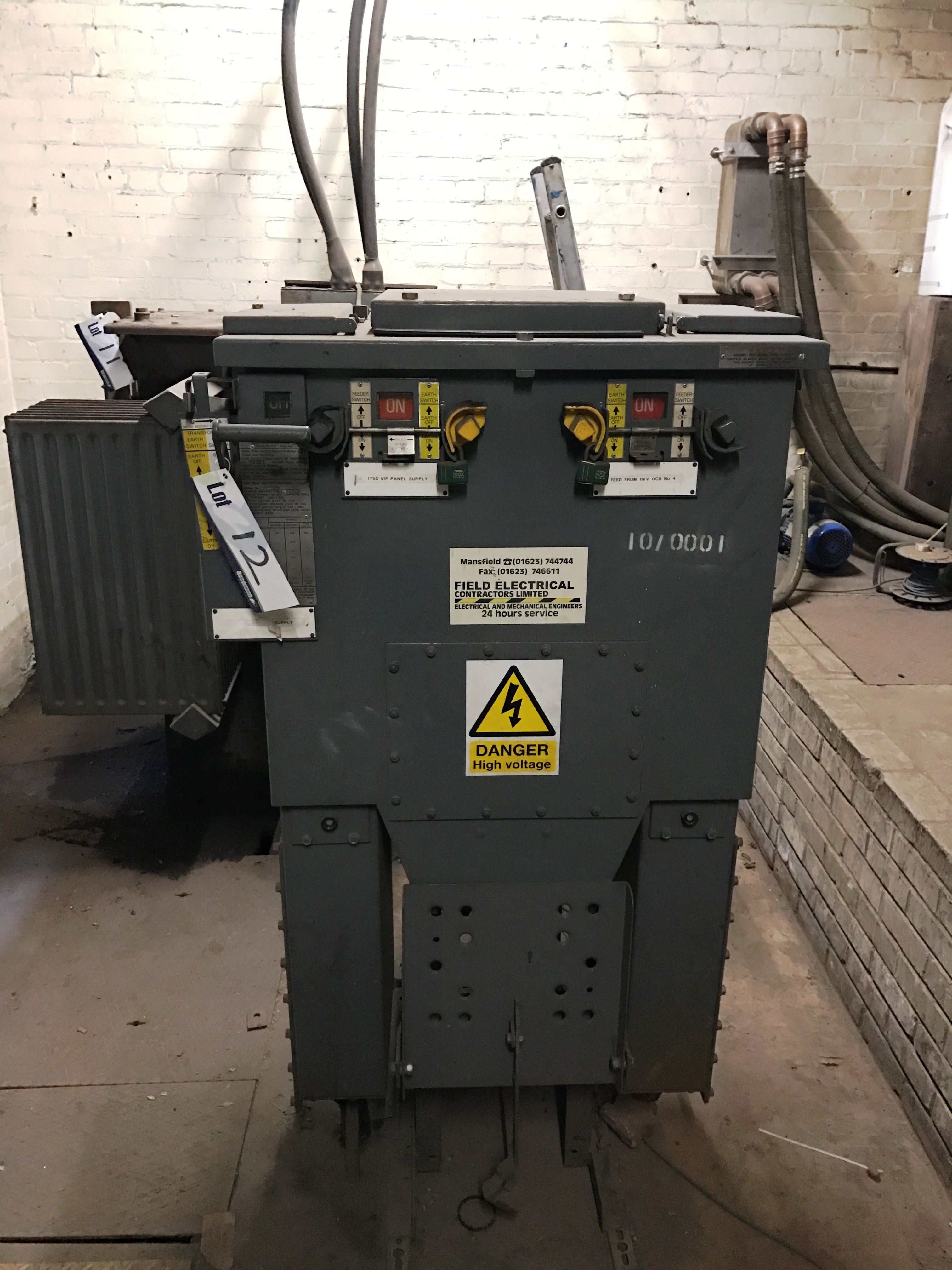 Long & Crawford T3GF3 Oil Cooled High Voltage Switch, Serial number ...