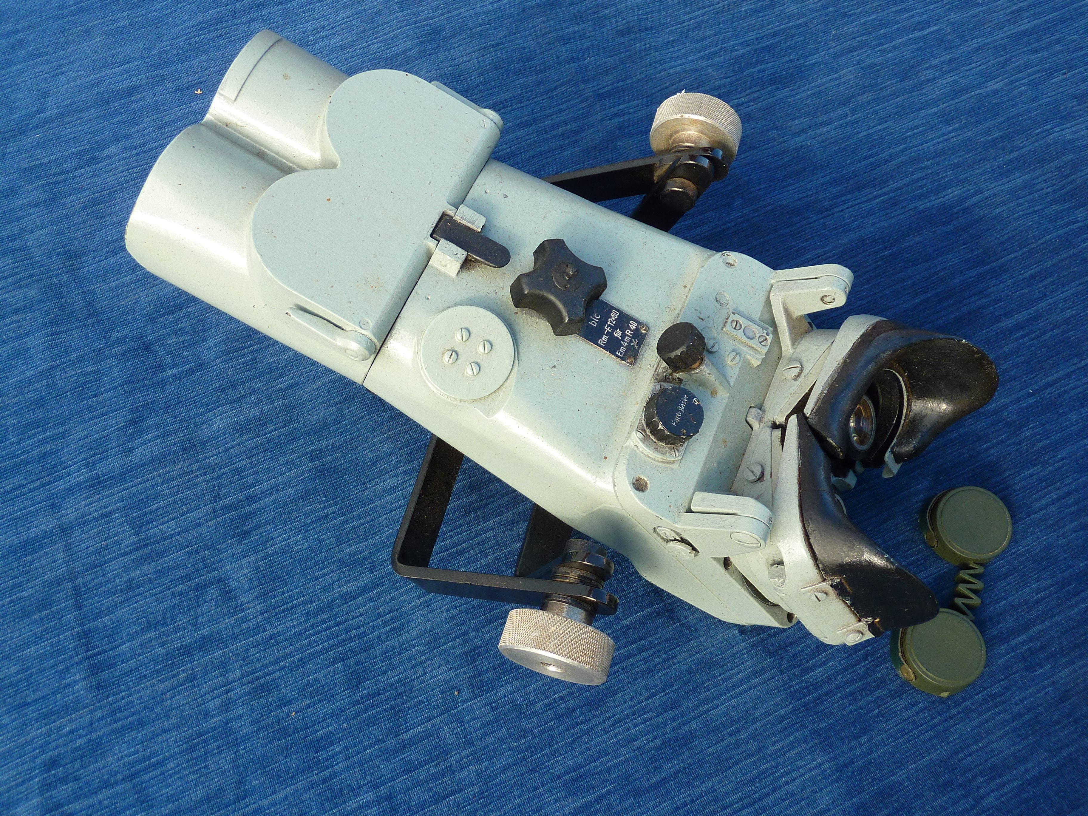 BLC ( CARL ZEISS) 12 X 60 GERMAN WWII ARTILLERY FLAK BINOCULARS , Rm.-F ...