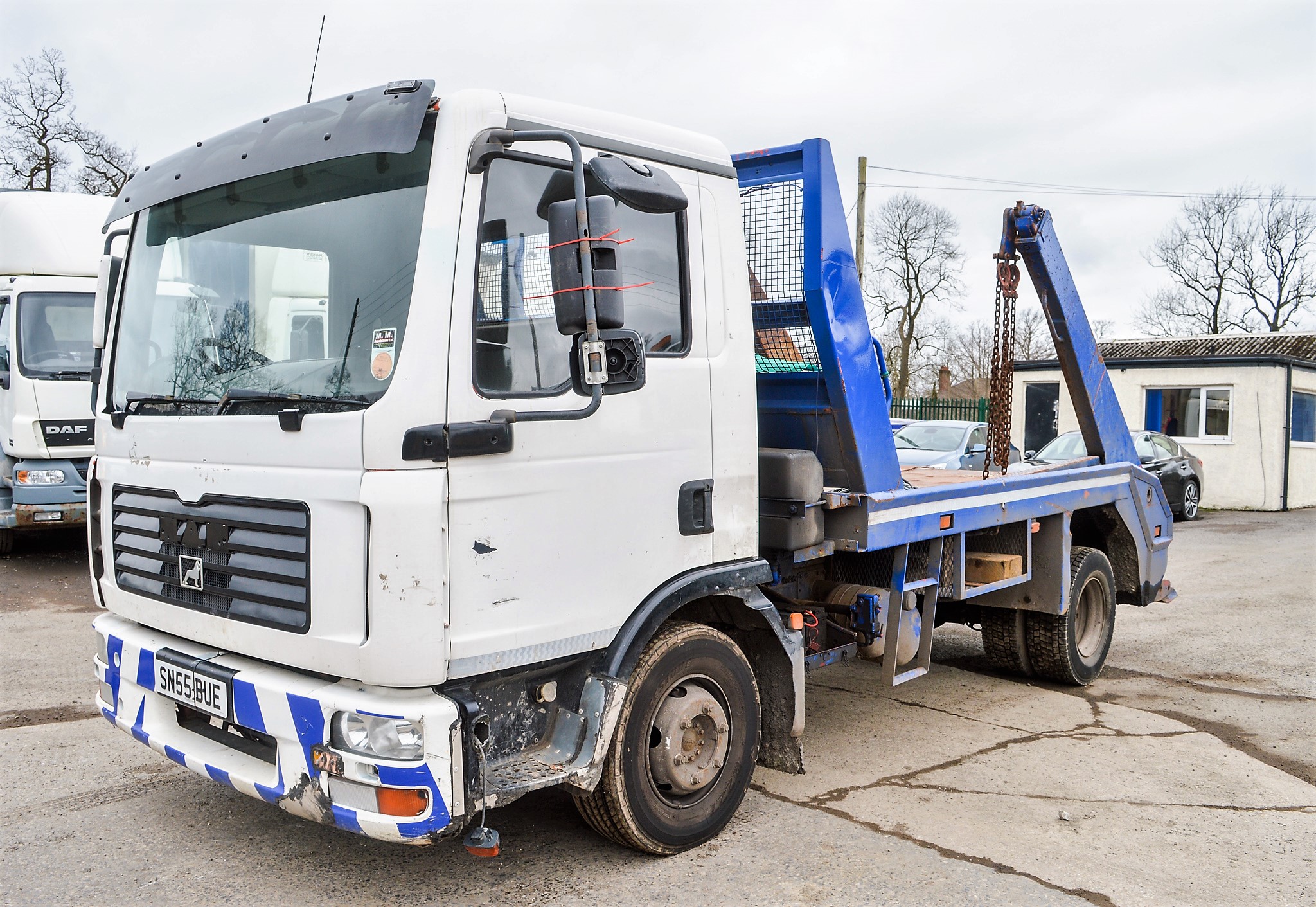 MAN TGL 12 tonne skip loader lorry Registration Number: SN55 BUE Date ...