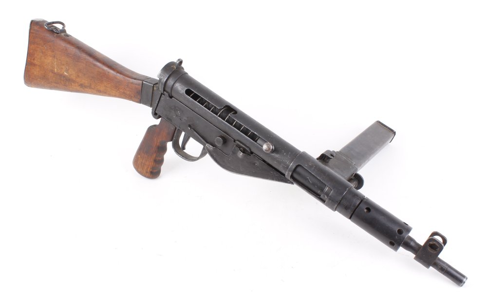 9mm Sten Mk5. Sub Machine Gun, c.1945 with broad arrow stamp and ...