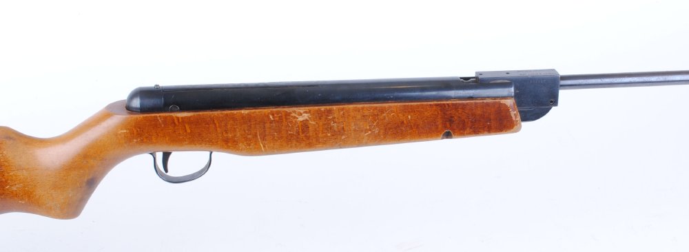 .22 Webley Vulcan, break barrel air rifle with fitted gas ram and silencer