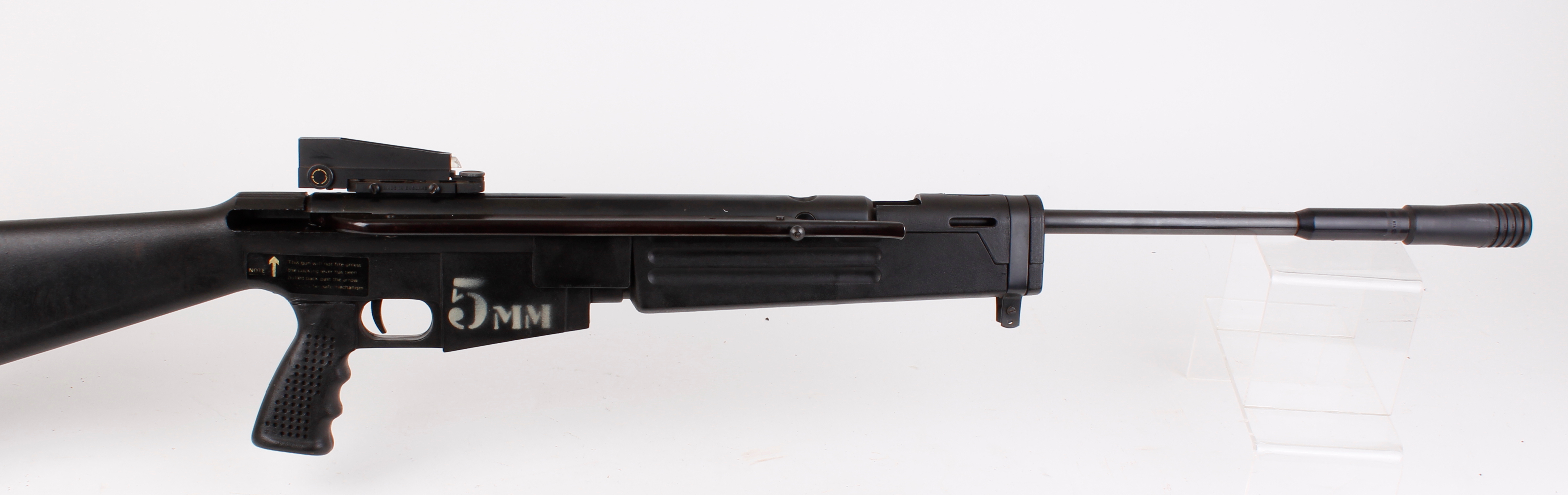 .20 Jackal, side lever air rifle with silencer and BSA RSI sight