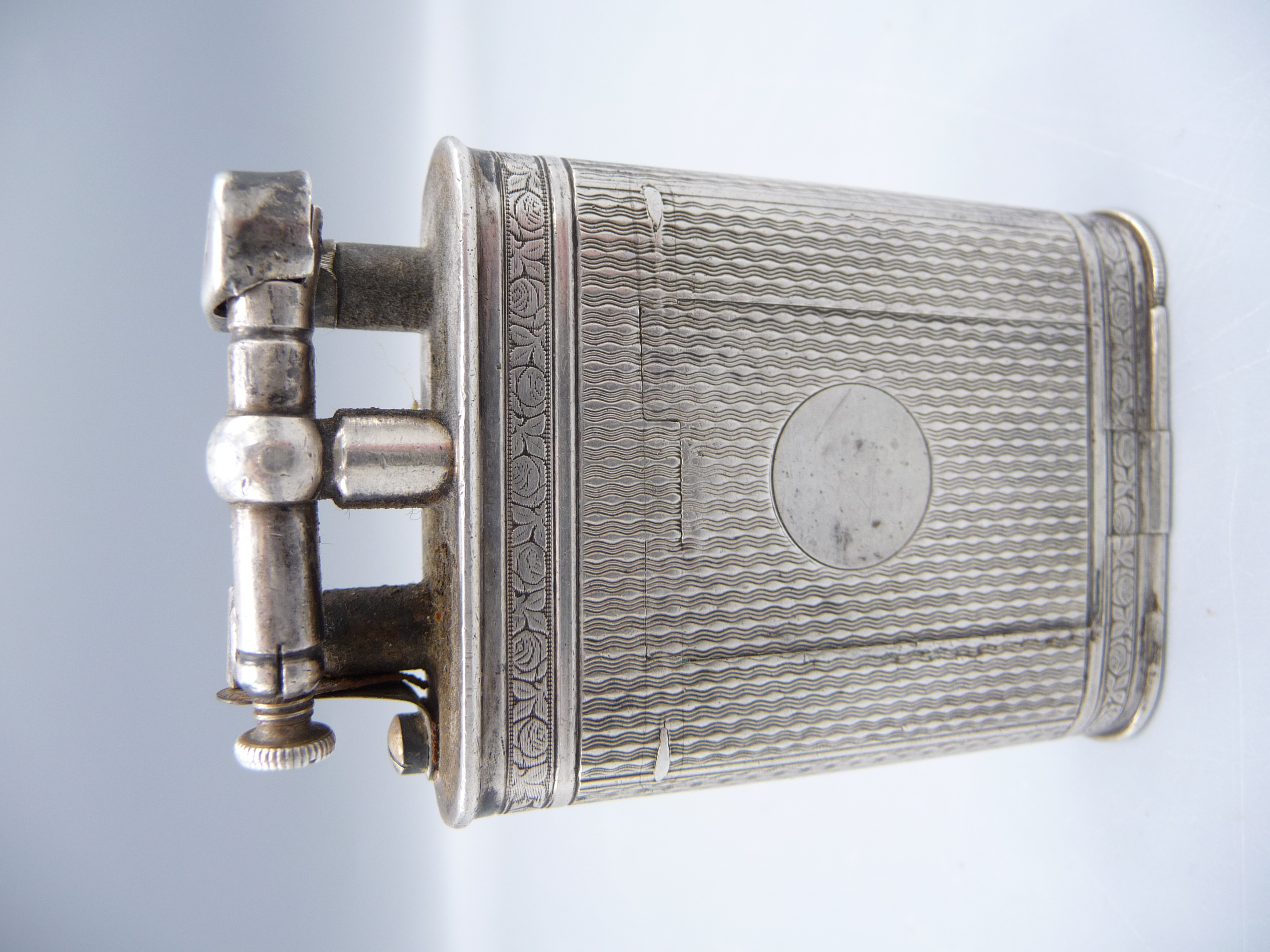 A rare silver Dunhill Unique compact lighter, Alfred Dunhill mark, made ...