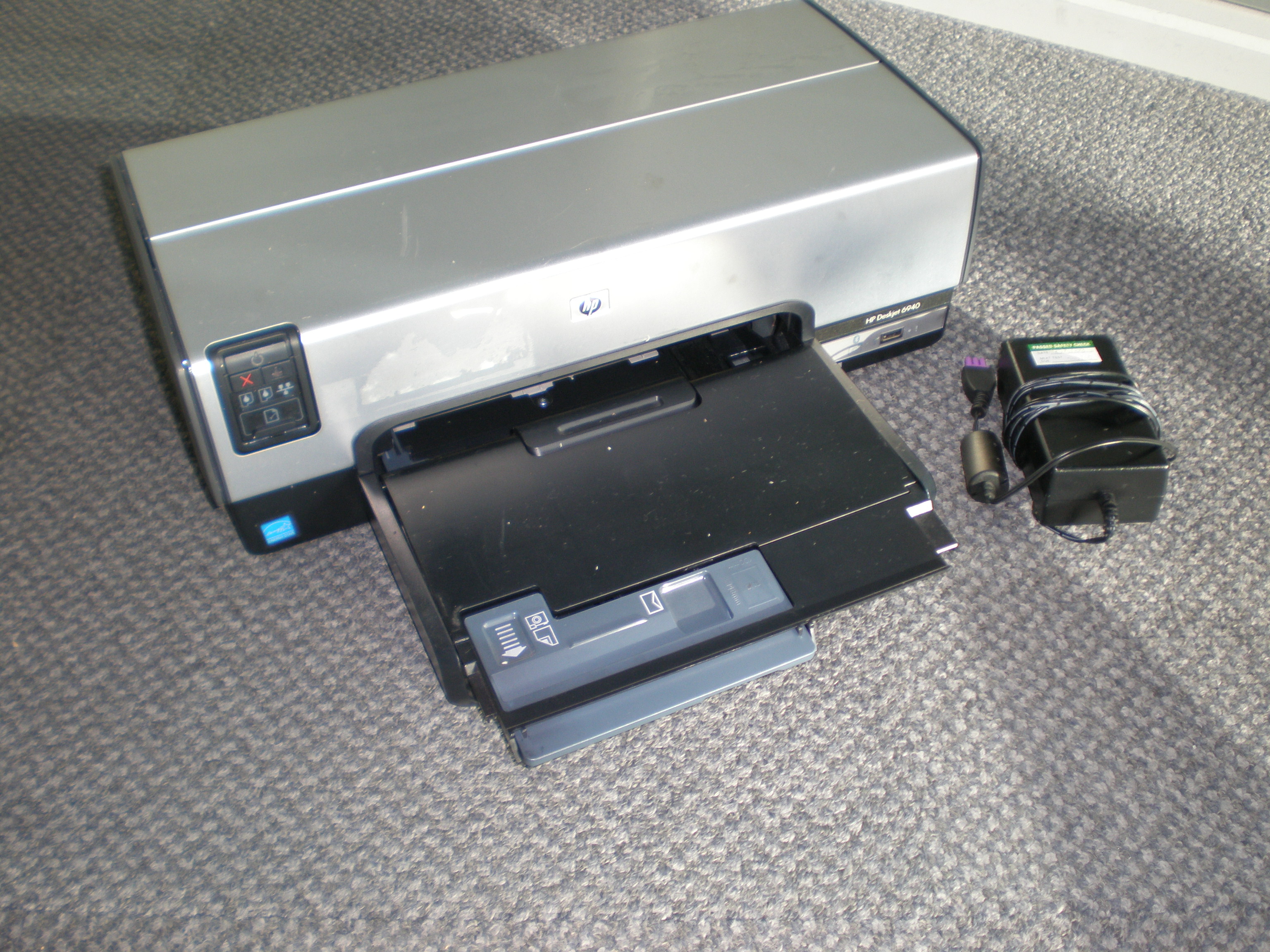 Hp Deskjet 6940 Printer With Power Supply Print On Network Or Direct ...
