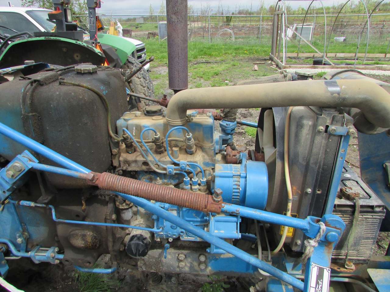 Ford 1710 Tractor Series 417 Plow Attachment, PTO, Kiki Diesel Engine ...