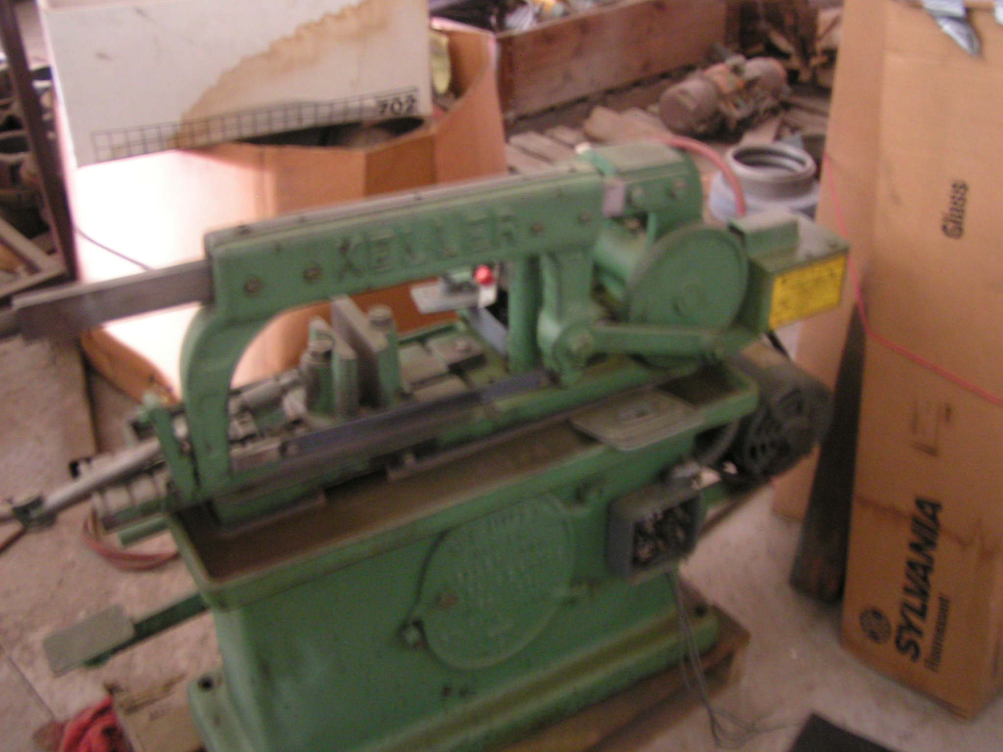 Keller Powered hacksaw, #3, S/N: 19206, 8" Cap approx, variable speed ...