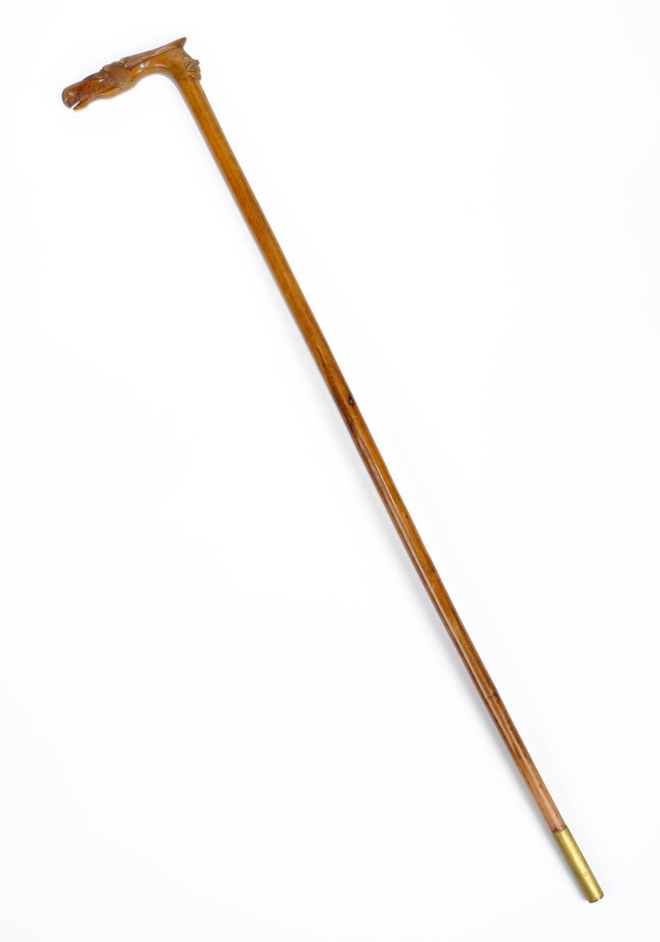 *Walking Stick. A Greek walking stick, circa 1900, carved from ...