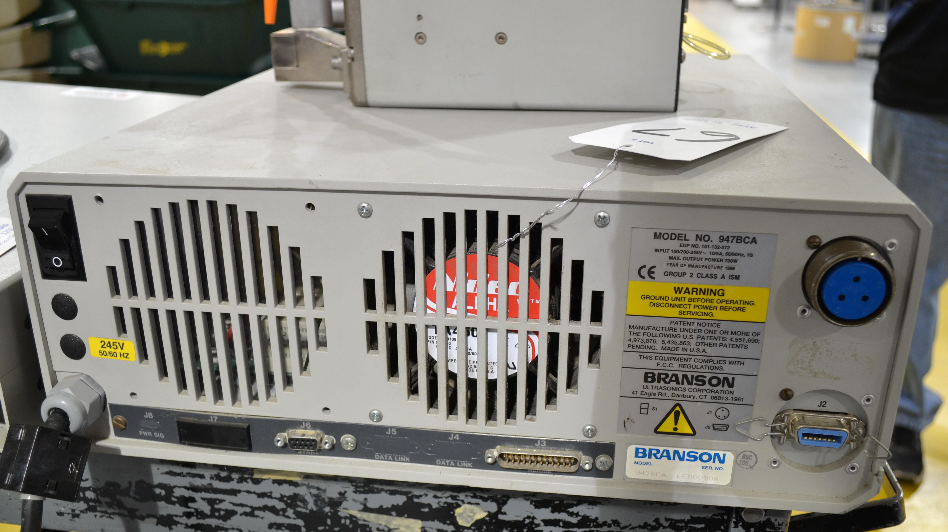 AmTech Ultrasonic Welding System Including: (1) AmTech Model Ultraweld ...