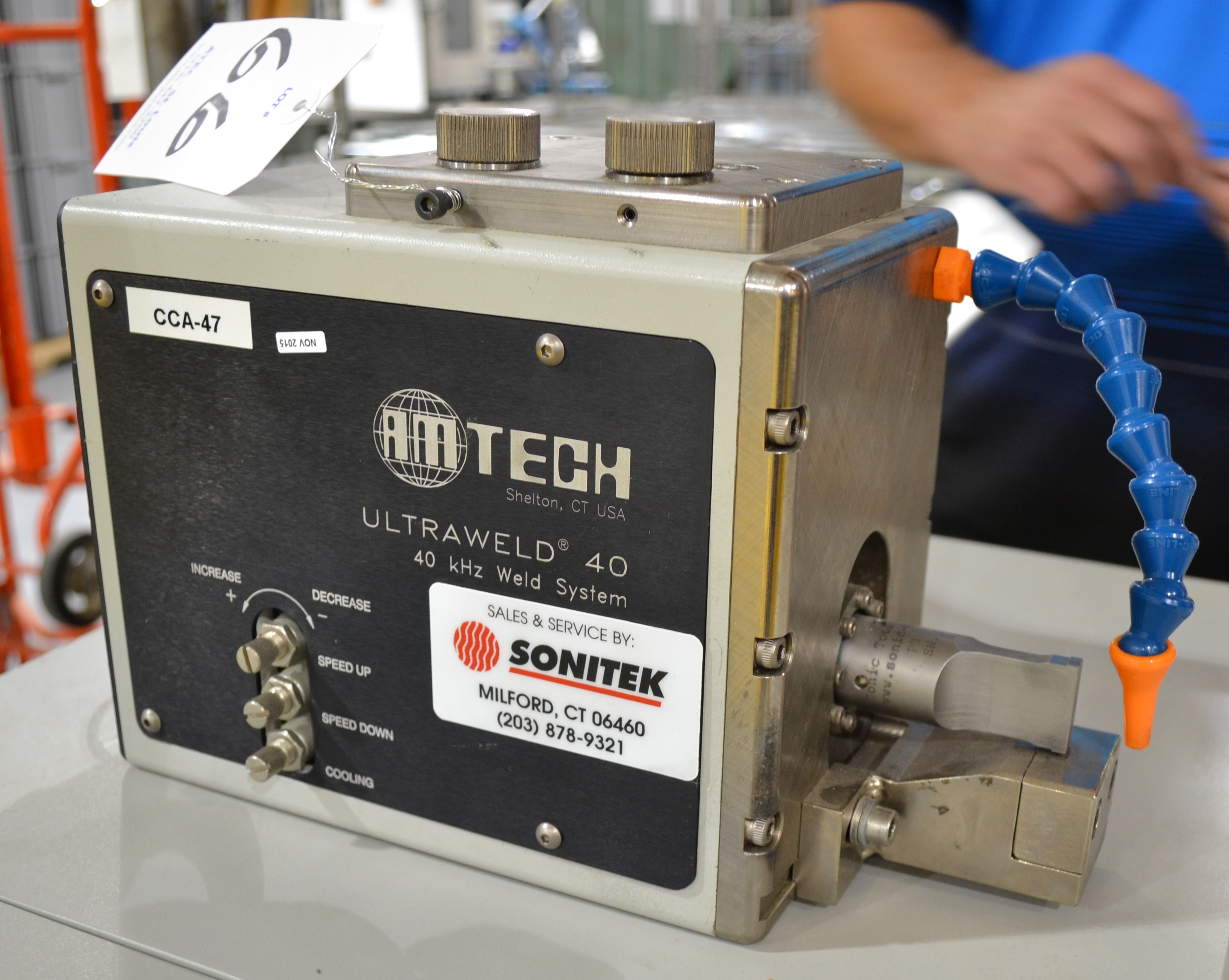 AmTech Ultrasonic Welding System Including: (1) AmTech Model Ultraweld ...