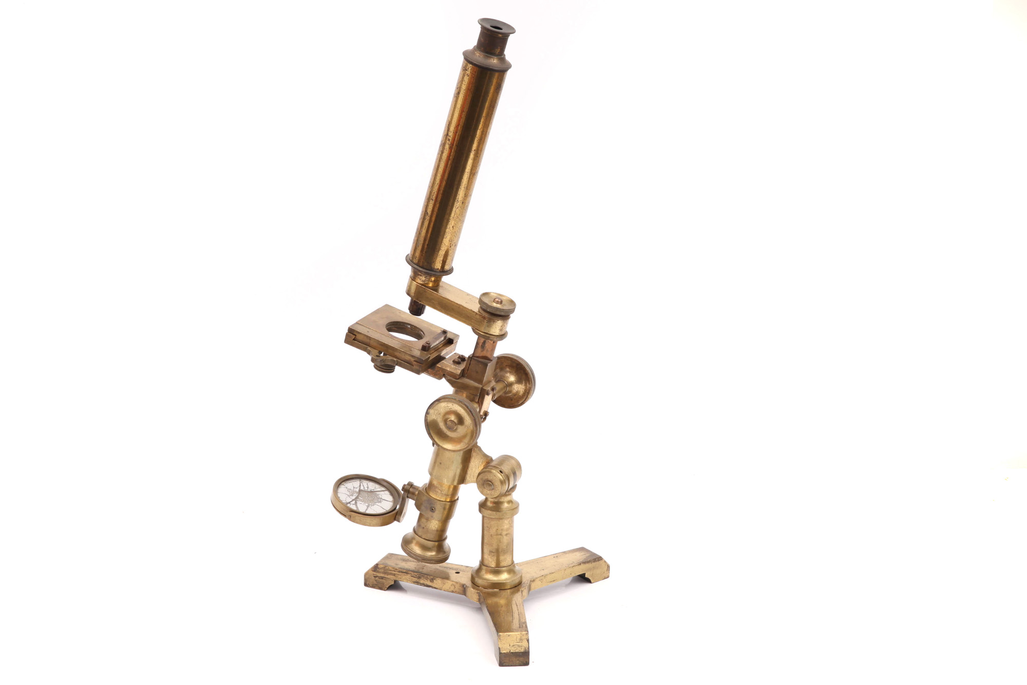 A Massive Early Achromatic Compound Microscope, English, C.1840 ...