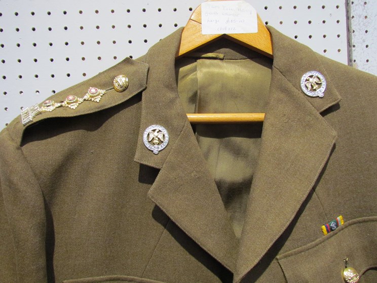 A Royal Anglian Regiment officer's uniform consisting of jacket ...